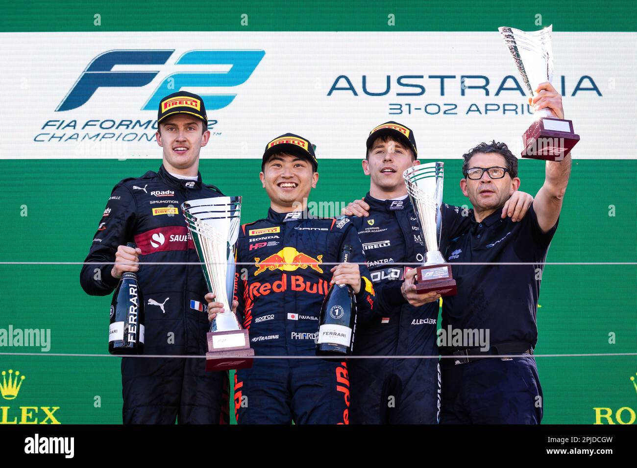 Formula 2 podium for arthur leclerc hi-res stock photography and images ...