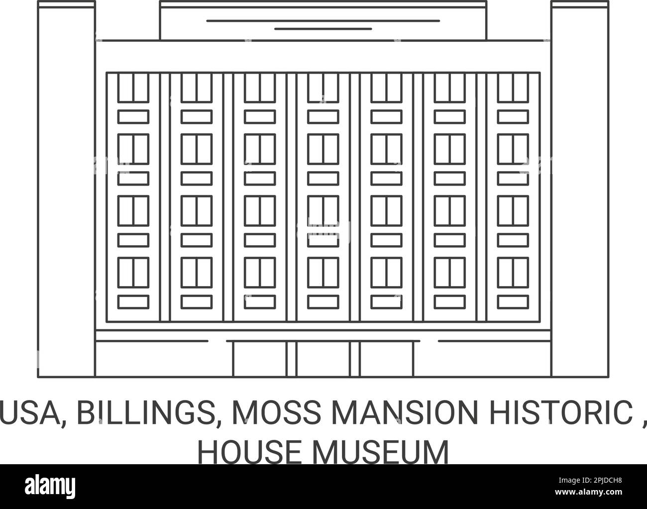 Usa, Billings, Moss Mansion Historic , House Museum travel landmark ...