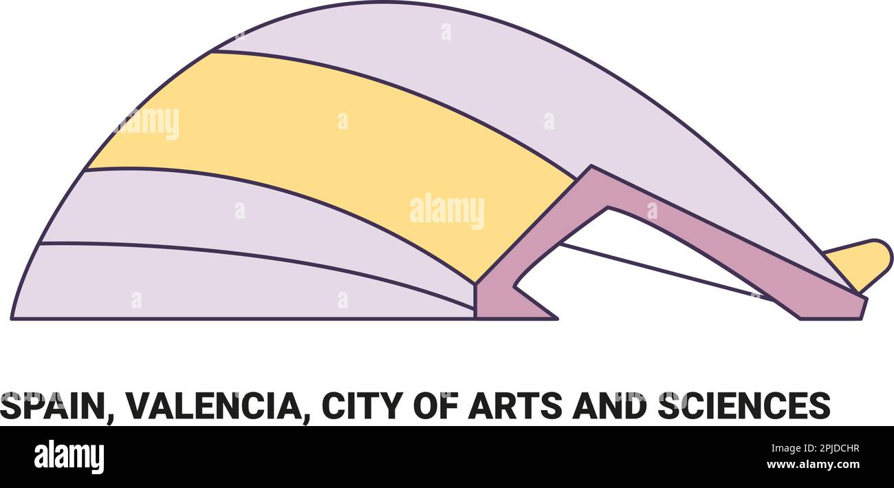 Valencia art and science museum Stock Vector Images - Alamy