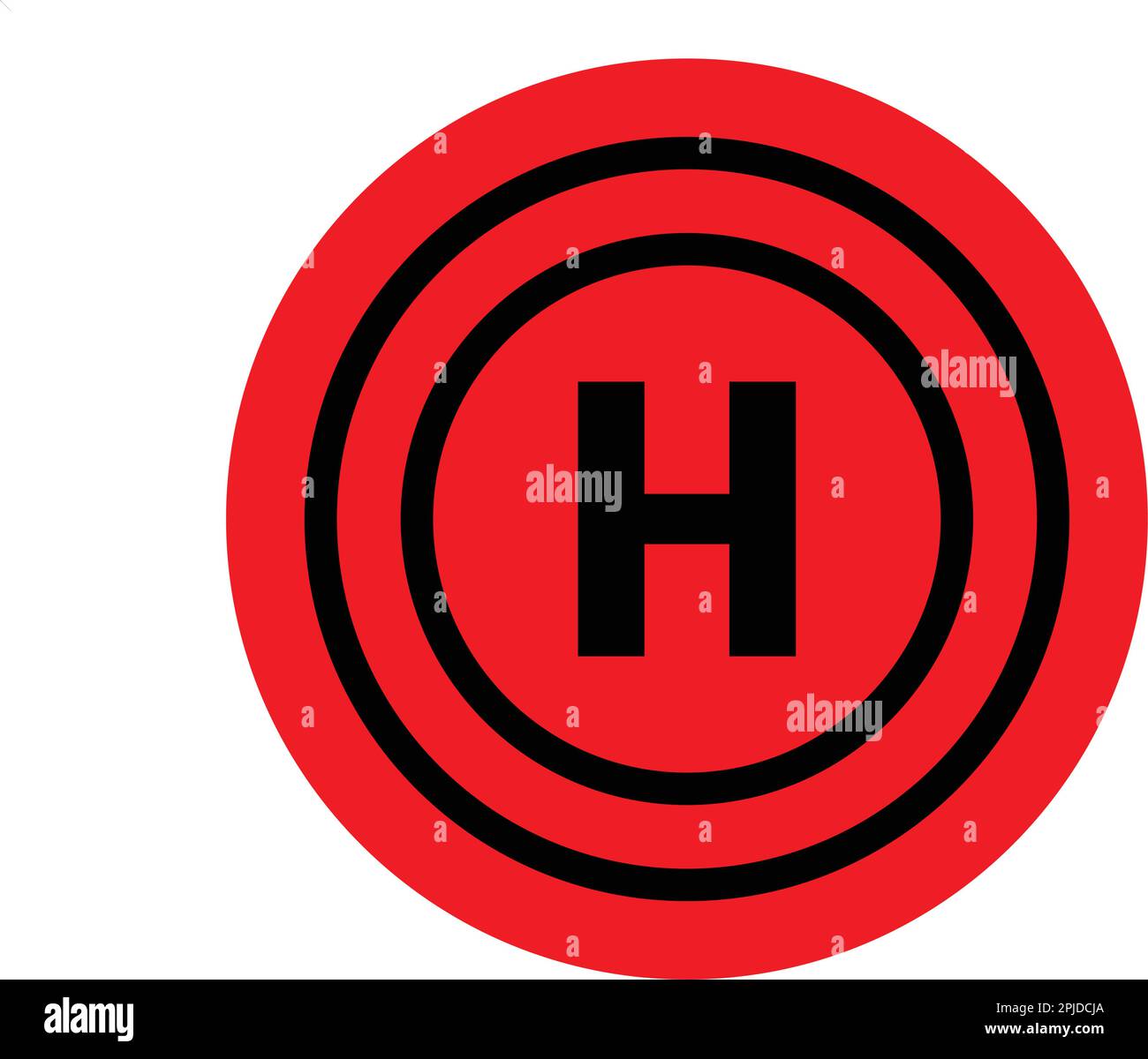 helicopter pad icon vektor illustration Stock Vector Image & Art - Alamy