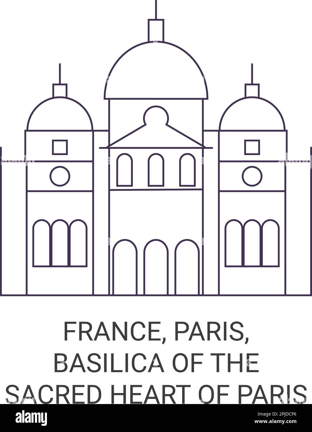 France, Paris, Basilica Of The Sacred Heart Of Paris travel landmark ...
