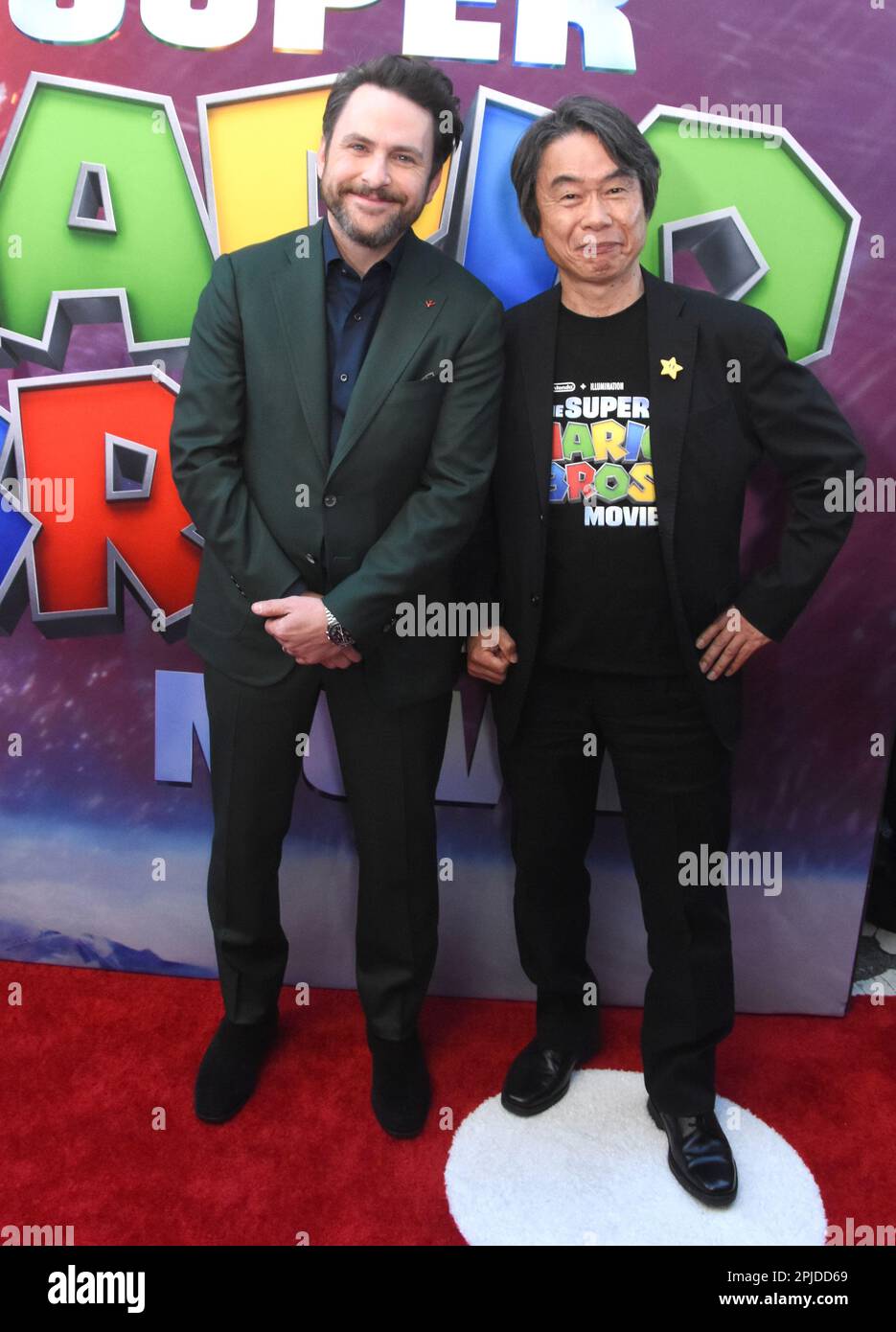 Los Angeles, California, USA 1st April 2023 Actor Charlie Day and ...