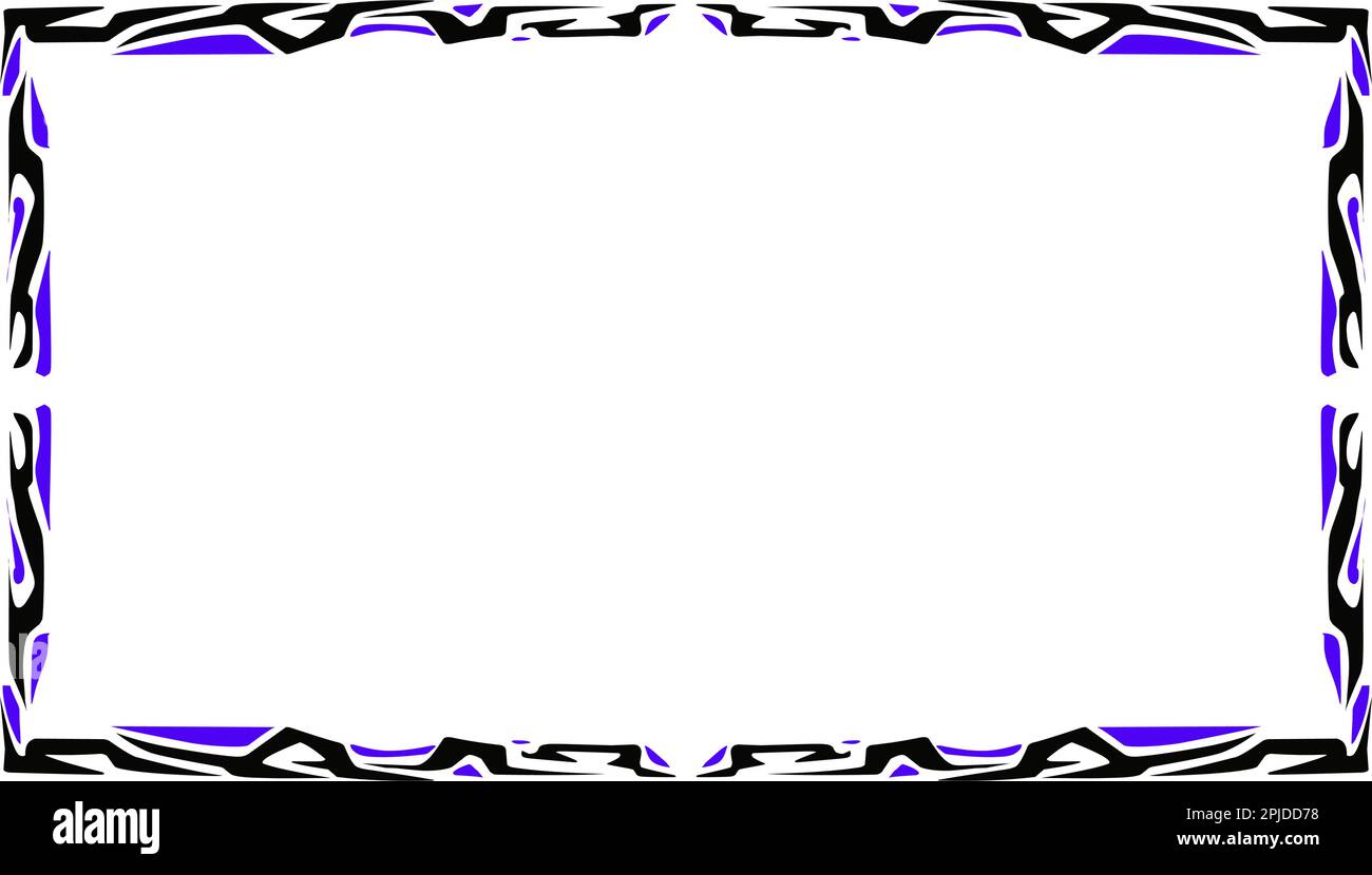Illustration of a photo frame with a tribal design. Perfect for photo ...