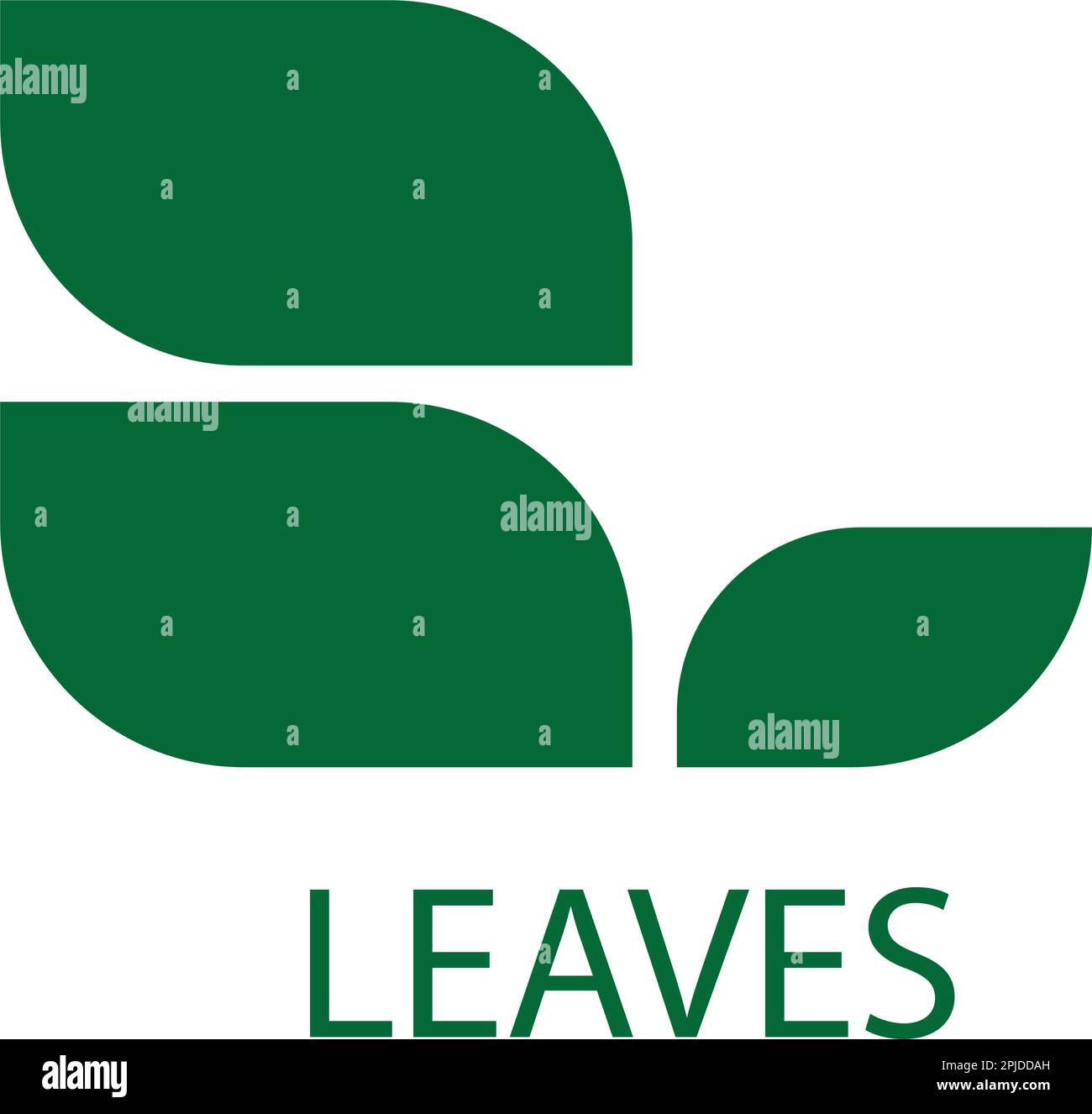 leaf logo icon vektor illustration design Stock Vector Image & Art - Alamy