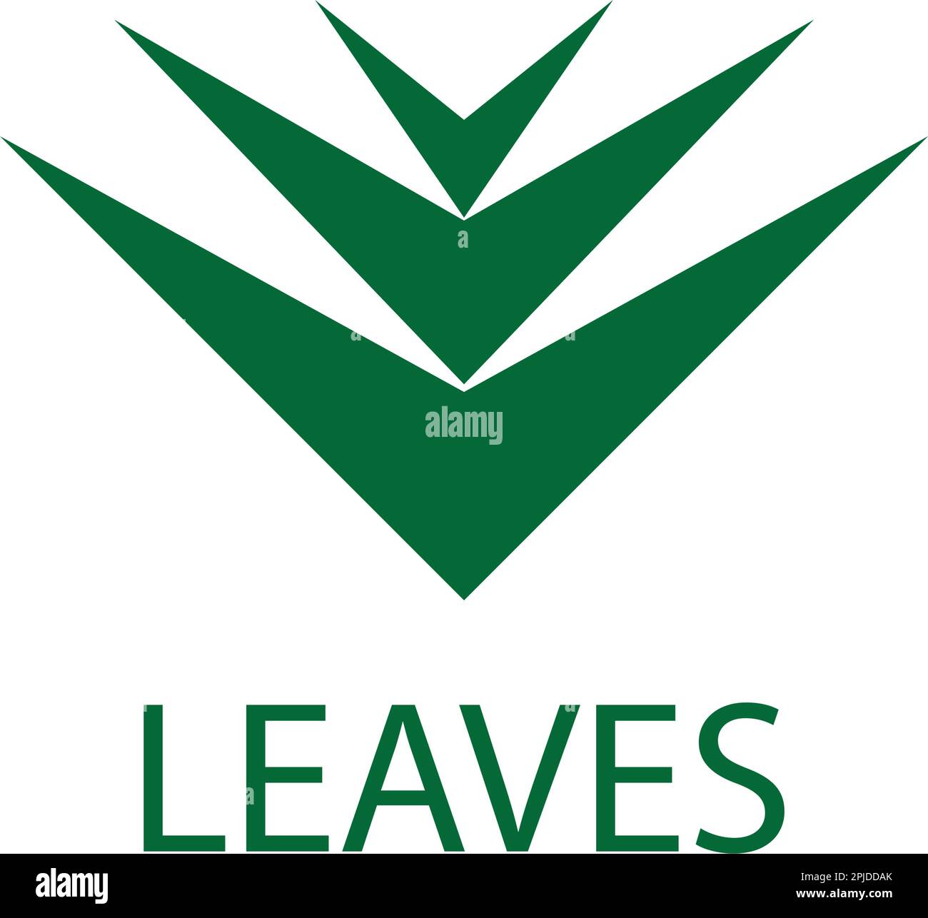 leaf logo icon vektor illustration design Stock Vector Image & Art - Alamy