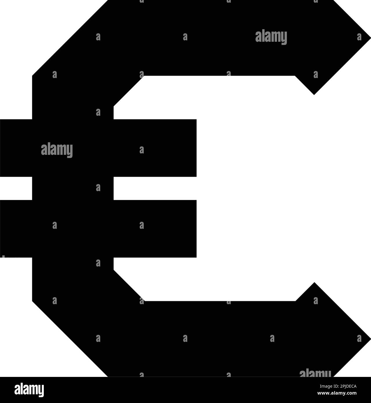 euro currency symbol vektor illustration design Stock Vector Image ...