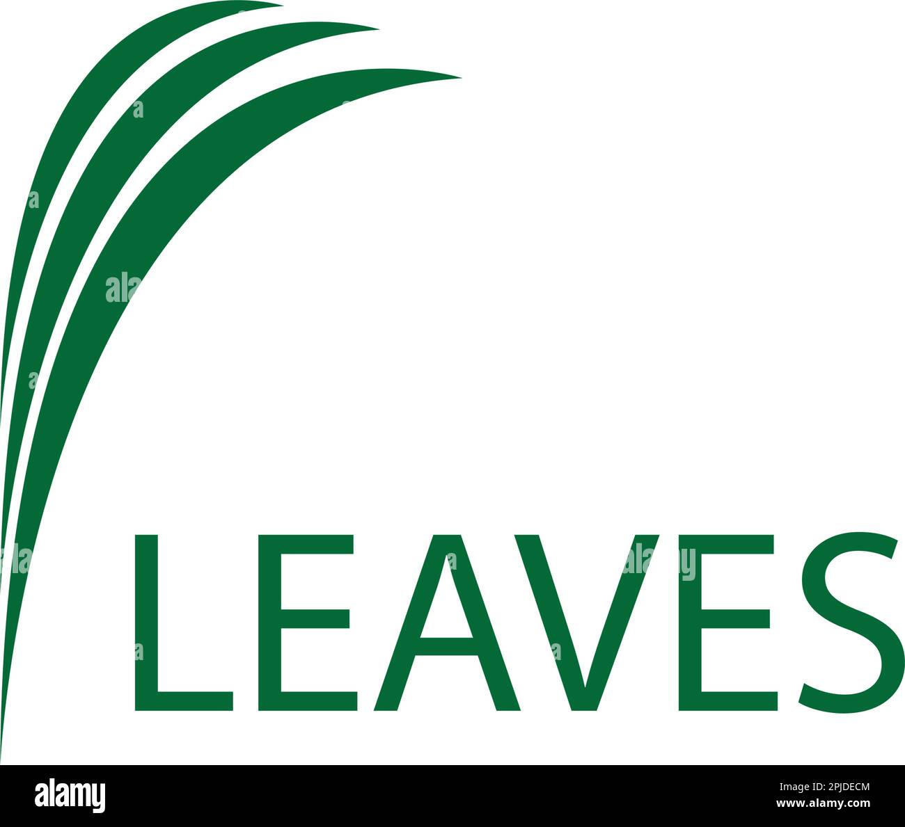 leaf logo icon vektor illustration design Stock Vector Image & Art - Alamy