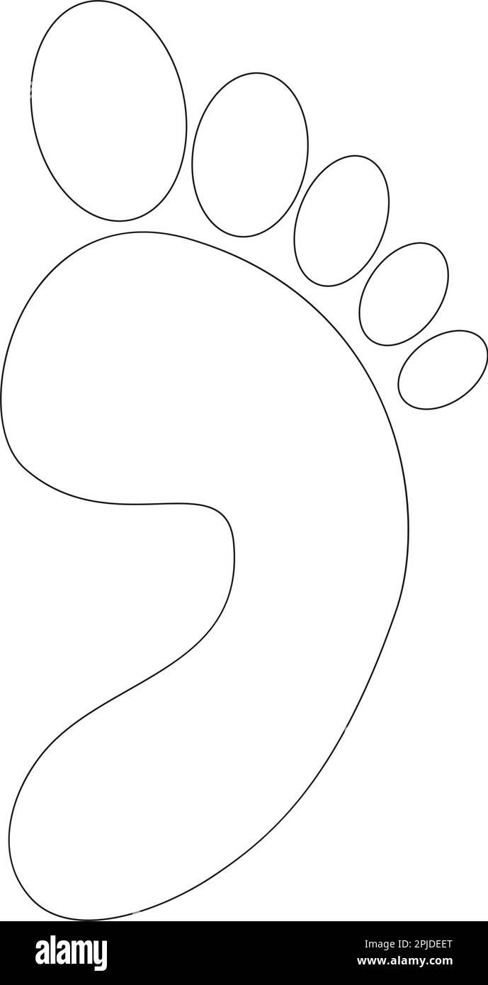Baby Footprint Template Printable