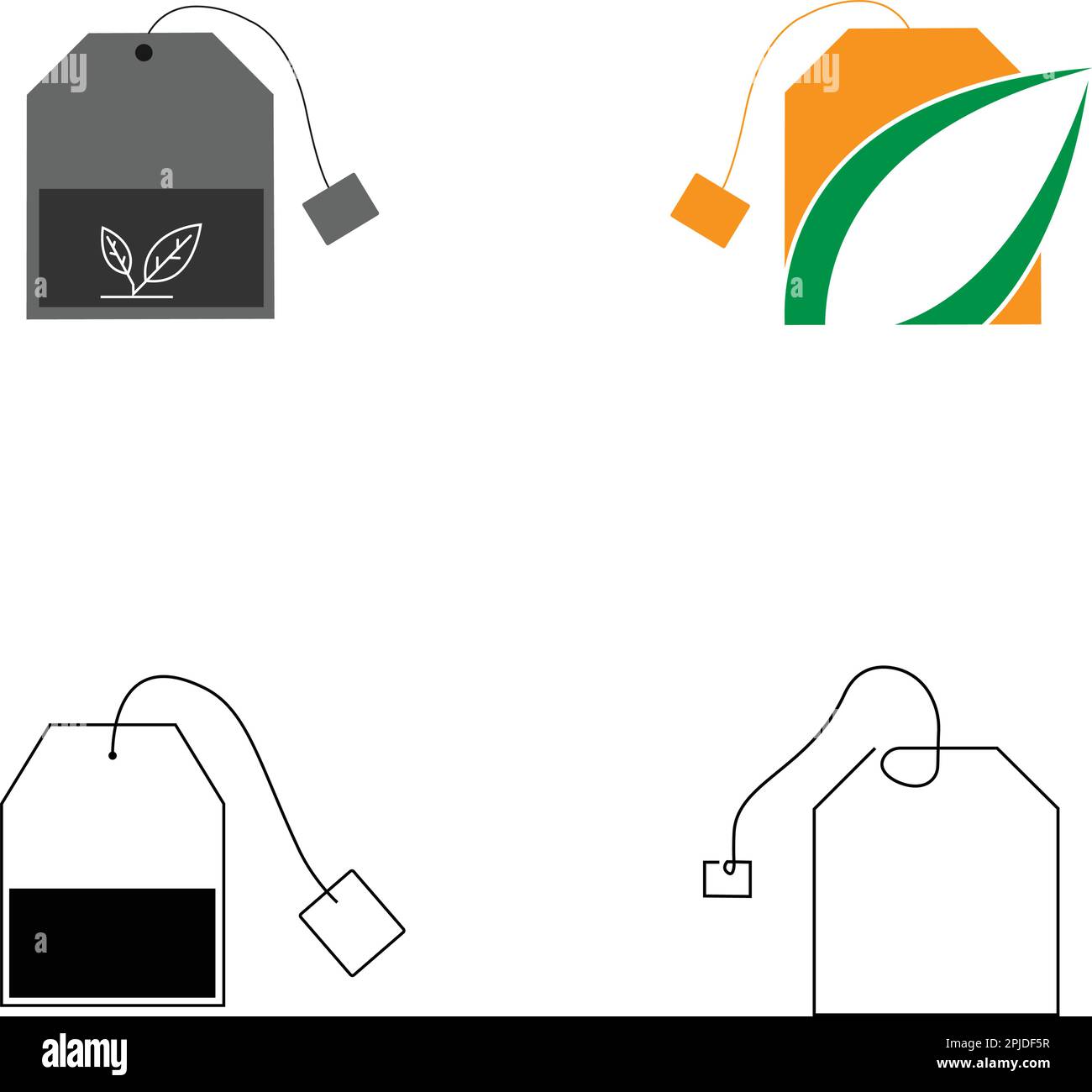 Herbal bags vector vectors hi-res stock photography and images - Alamy