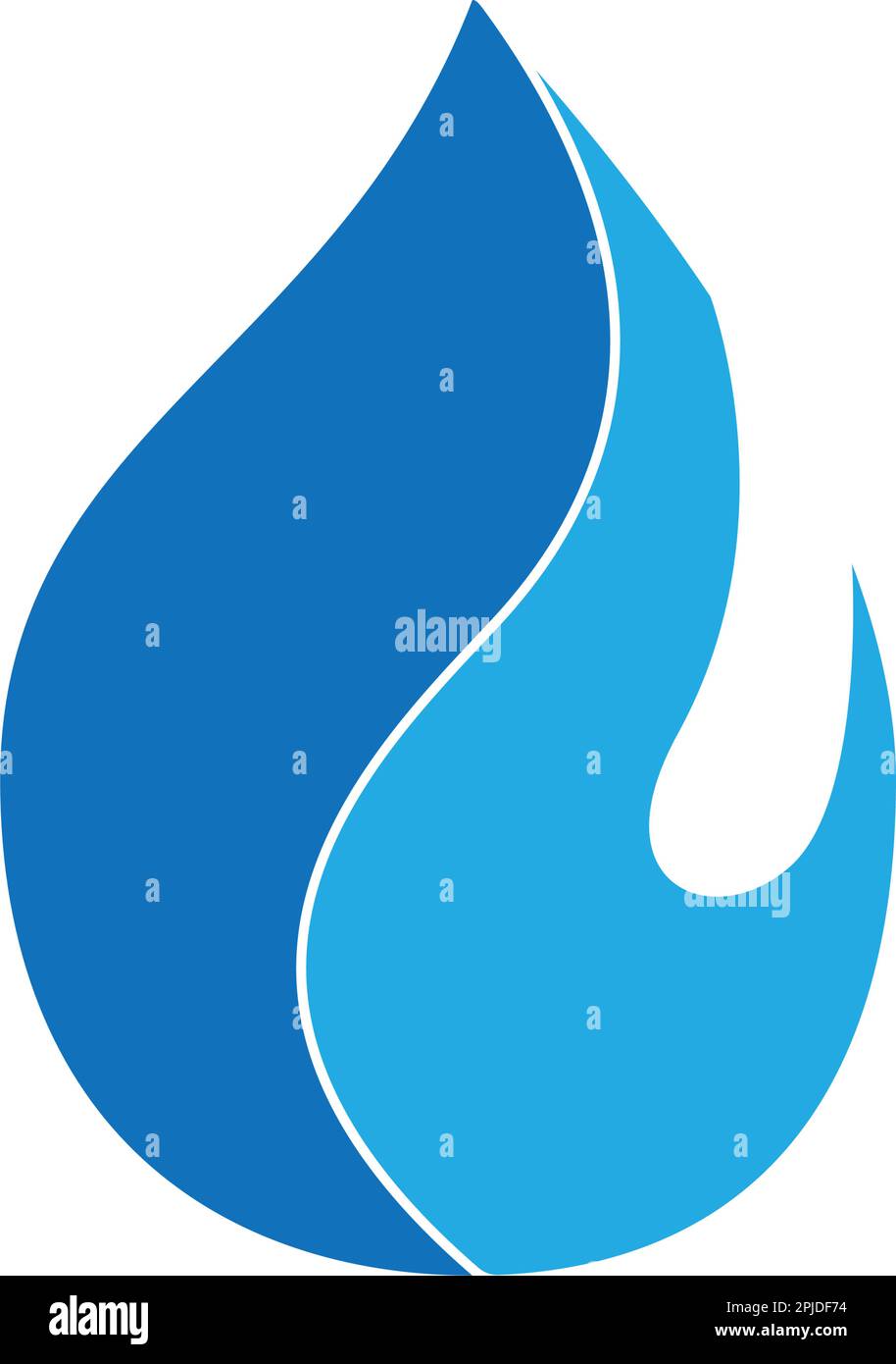 blue fire flame logo illustration design Stock Vector Image & Art - Alamy