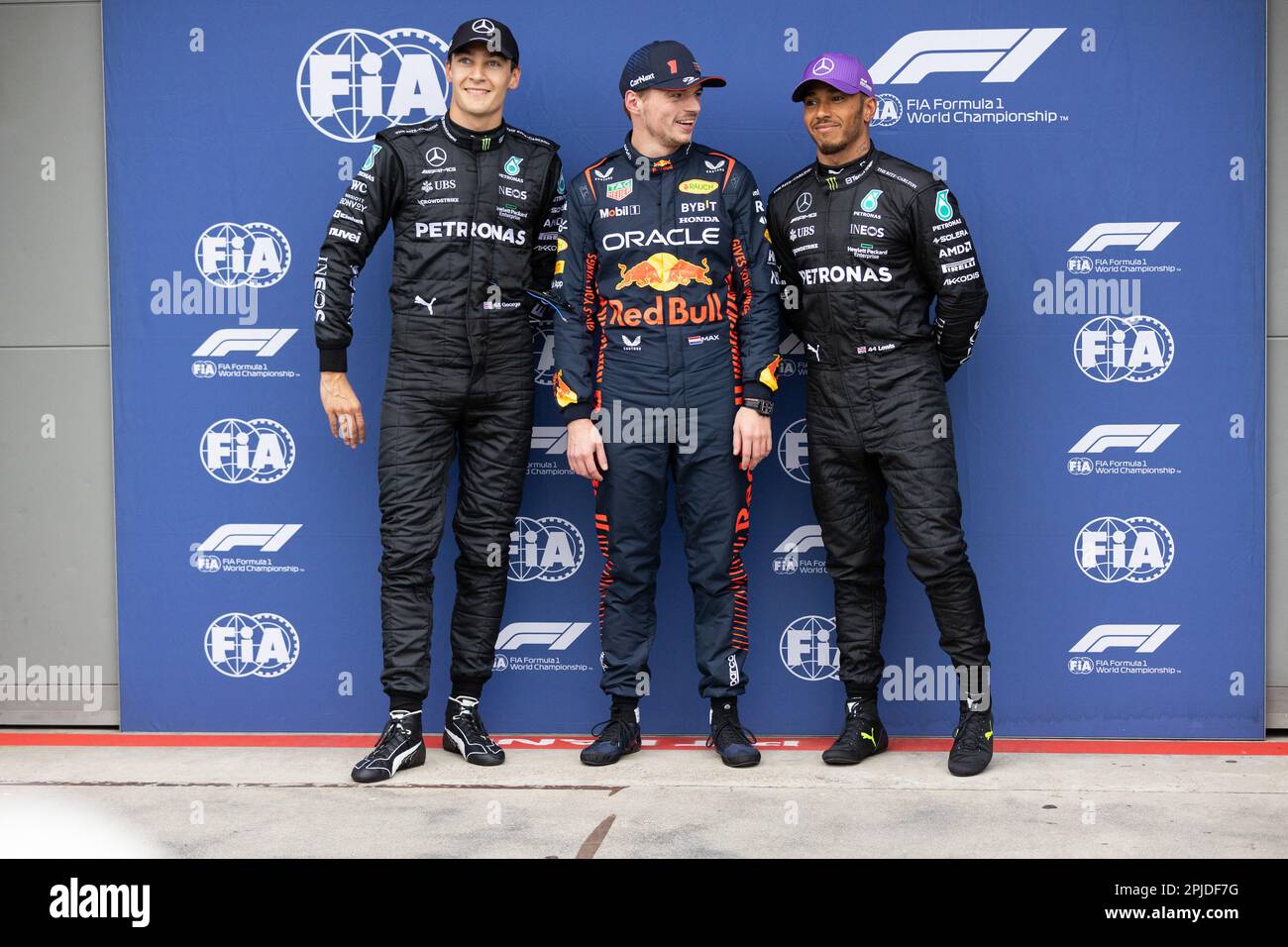 George russell max verstappen hi-res stock photography and images - Alamy