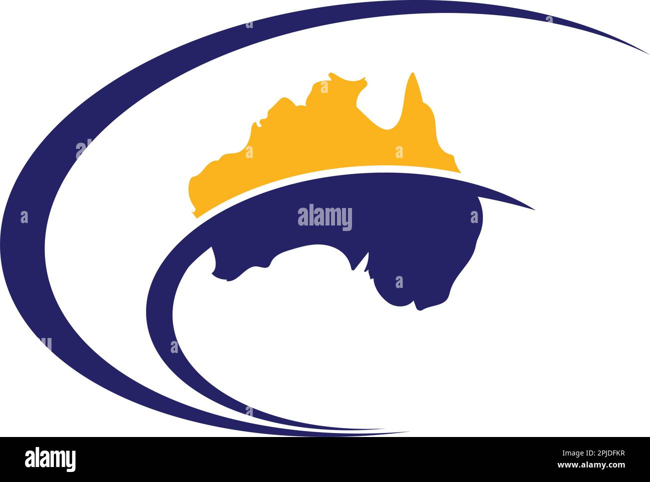 australia map logo illustration design Stock Vector Image & Art - Alamy