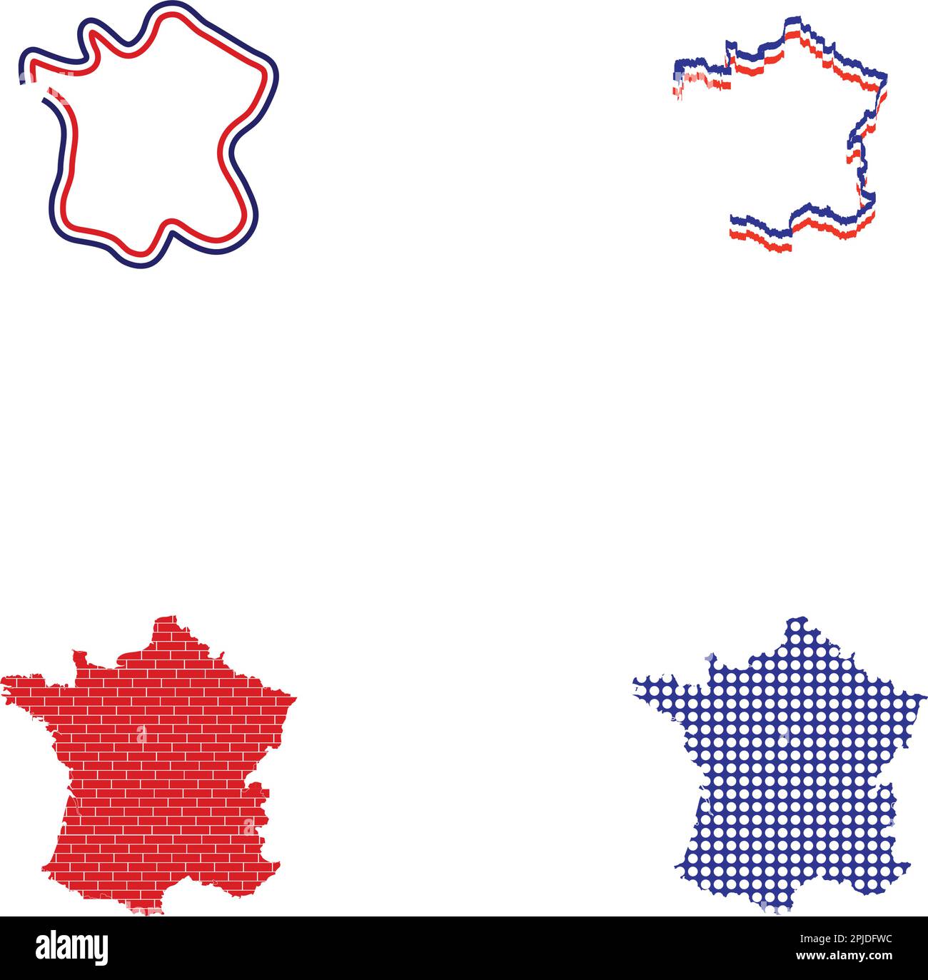 france map logo illustration design Stock Vector Image & Art - Alamy