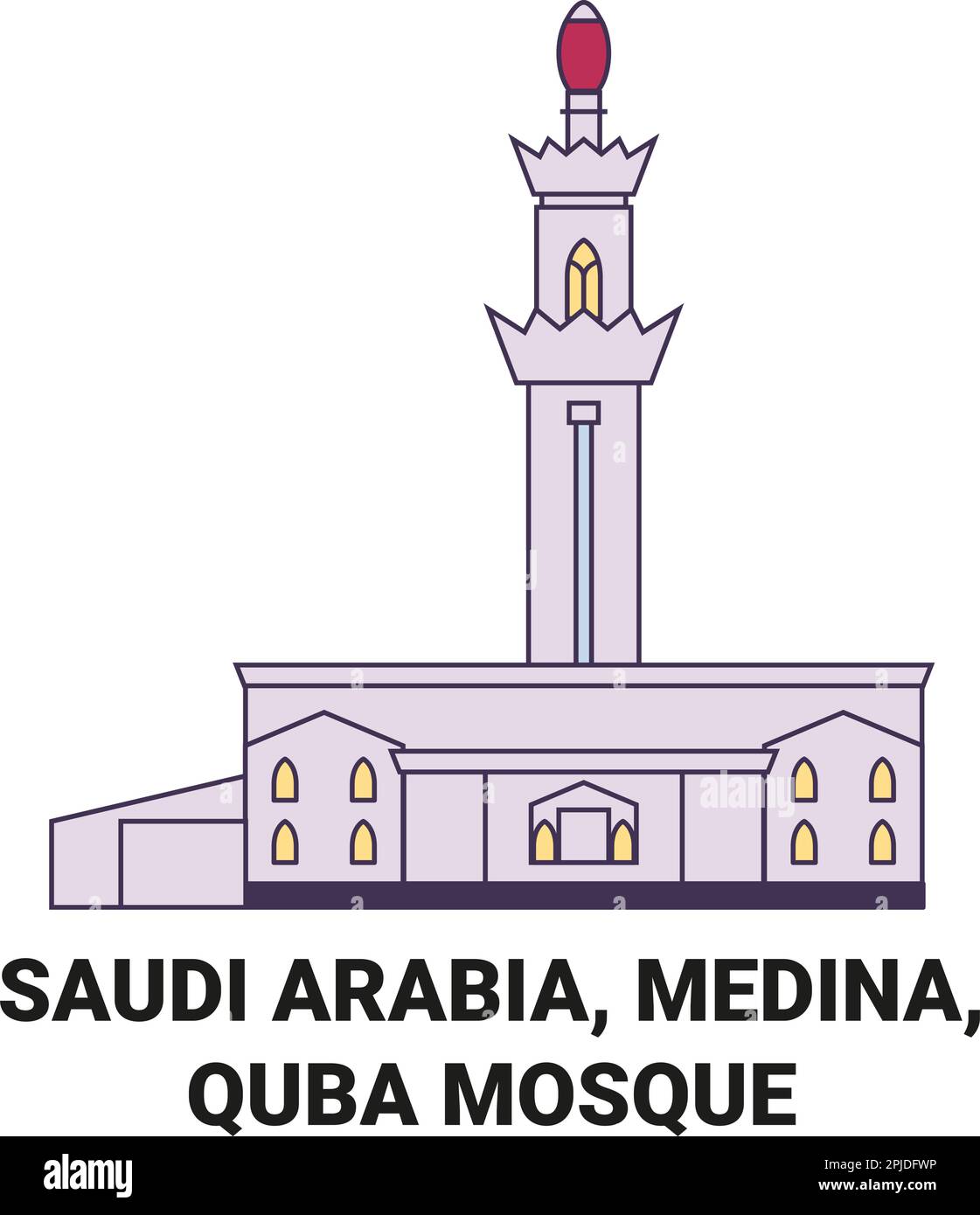 Quba mosque medina Stock Vector Images - Alamy