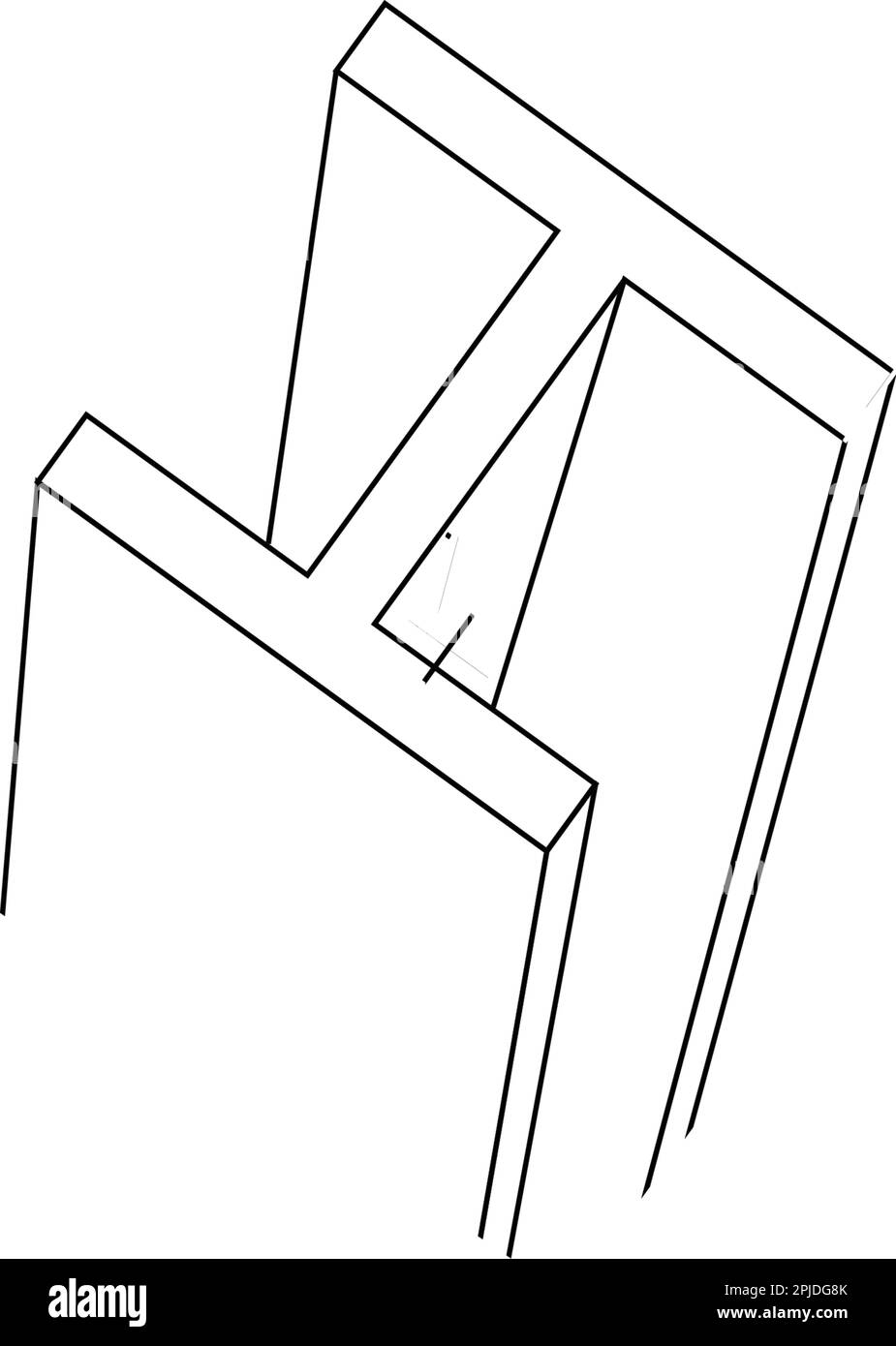 Steel product vector icon. I profile shape and long. That alloy of iron ...