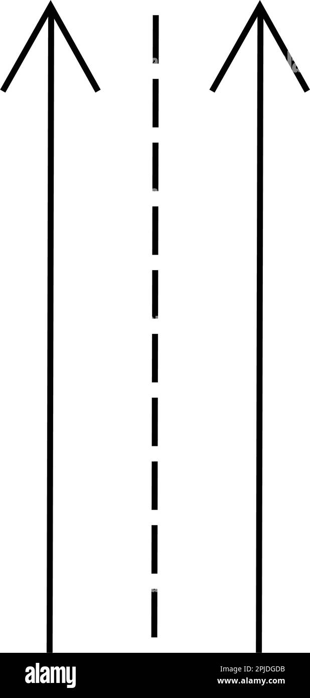 road icon with dotted line illustration design Stock Vector Image & Art ...