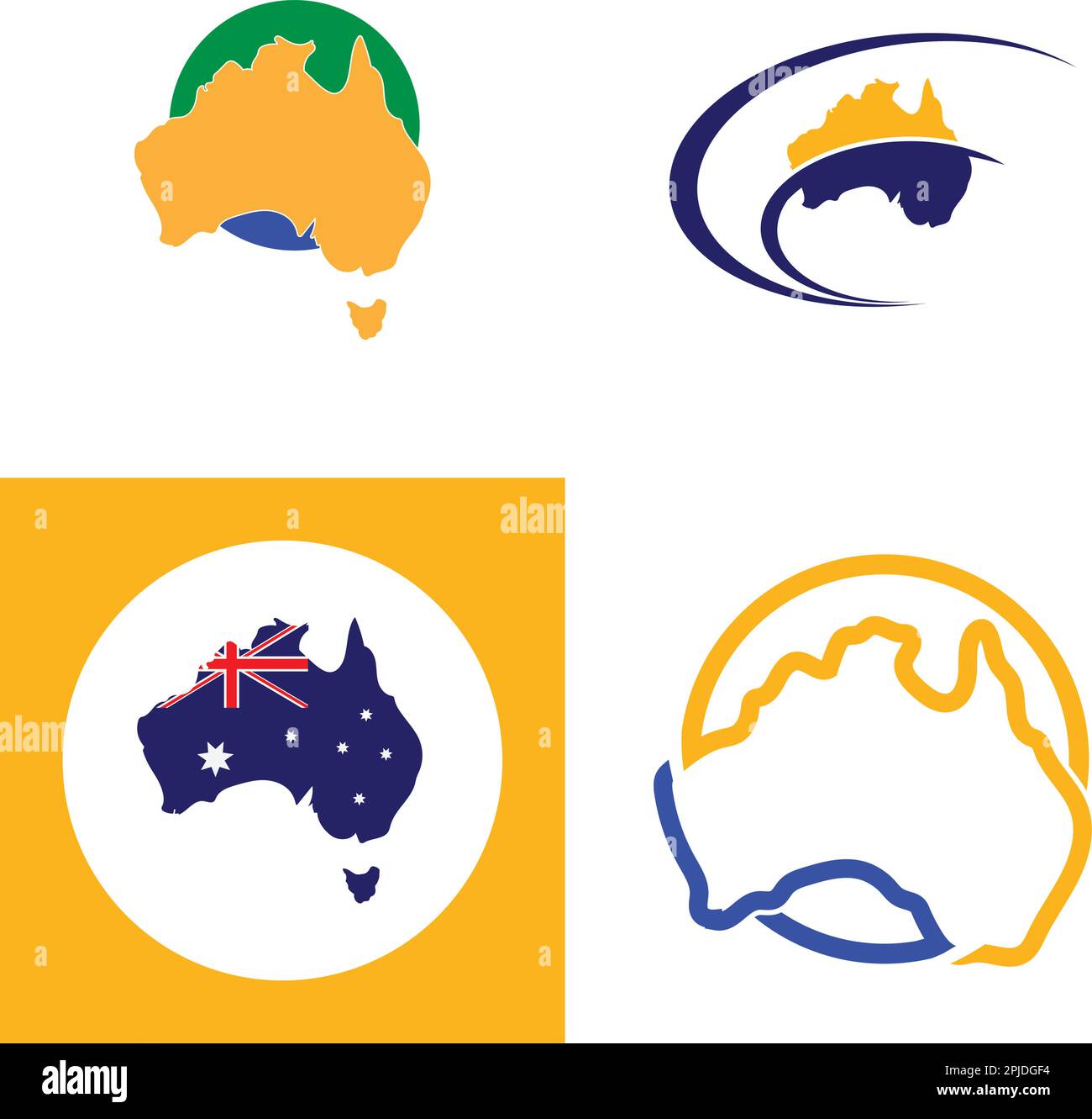 australia map logo illustration design Stock Vector Image & Art - Alamy