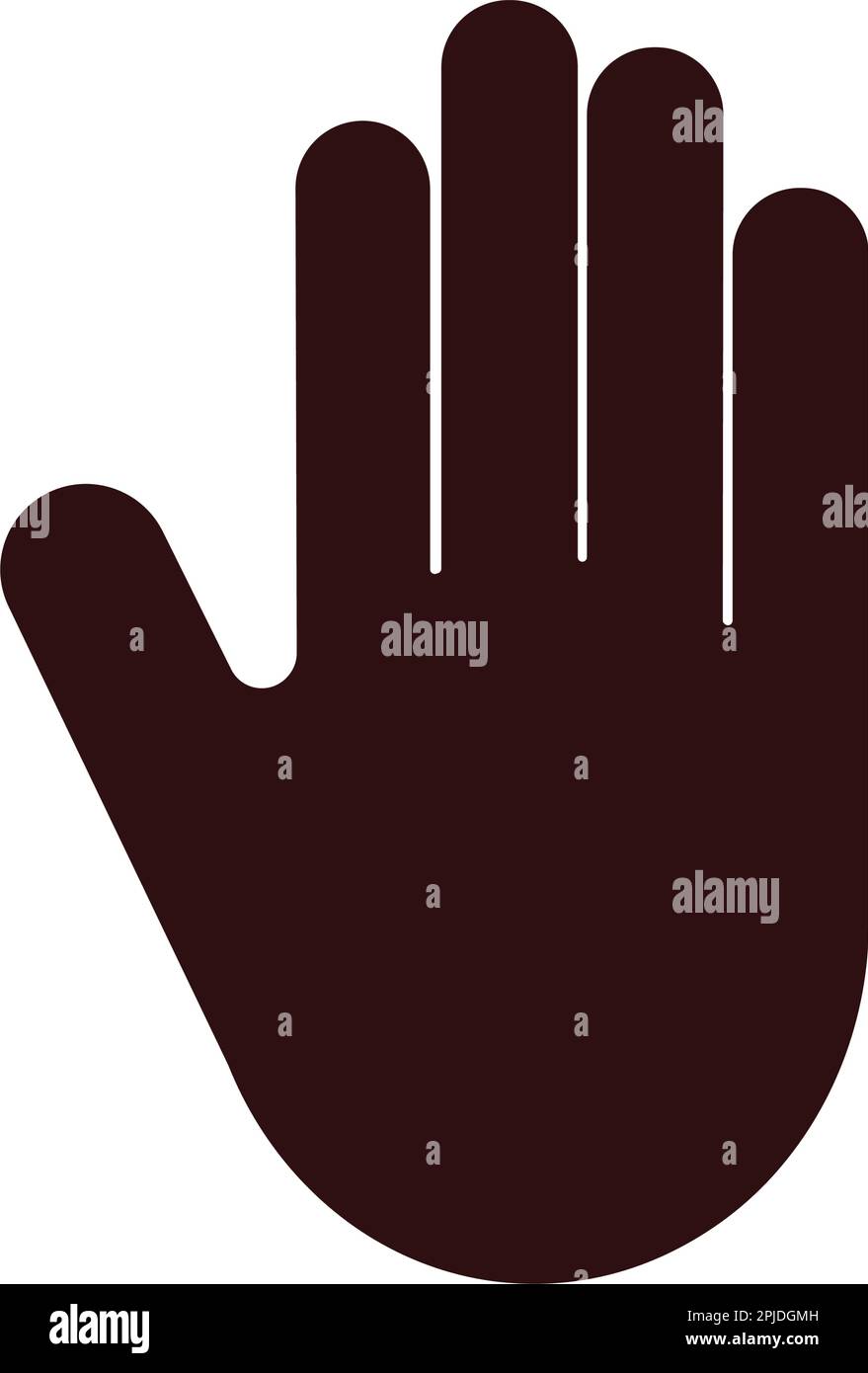 simple hand logo vector template Stock Vector Image & Art - Alamy