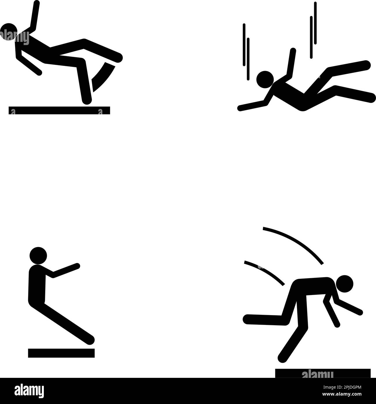 Beware of falling Black and White Stock Photos & Images - Alamy