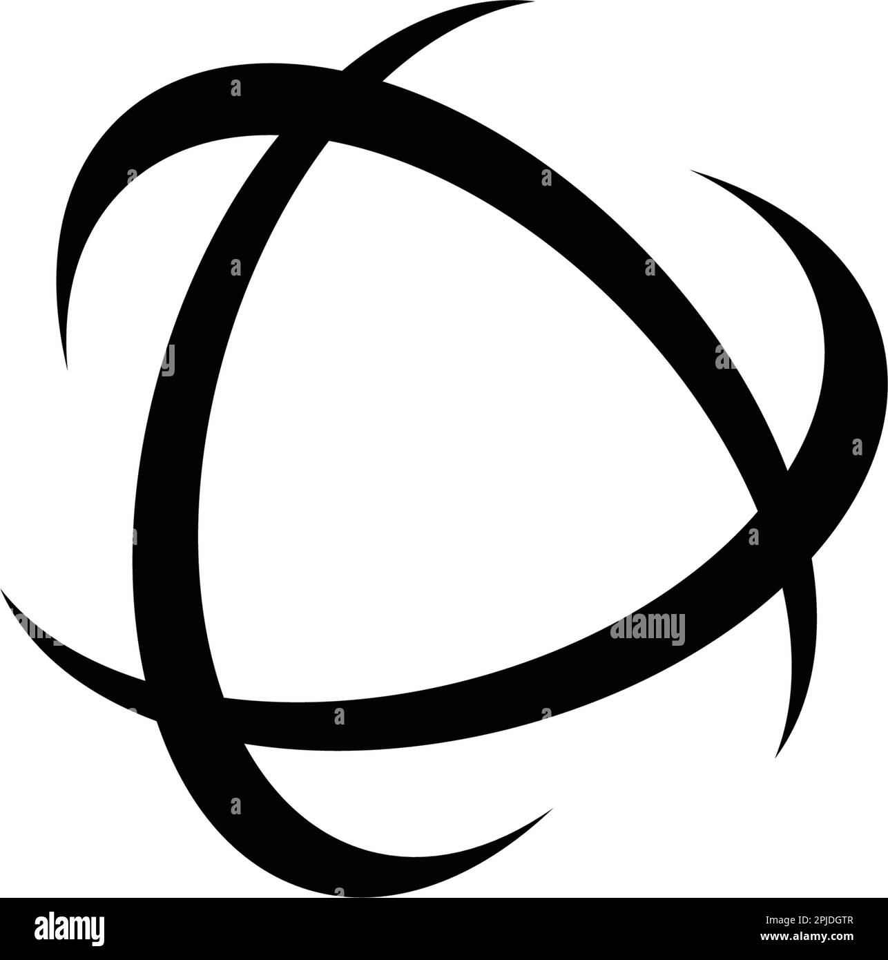 Molecular atom neutron laboratory Icon Vector physics science model for ...