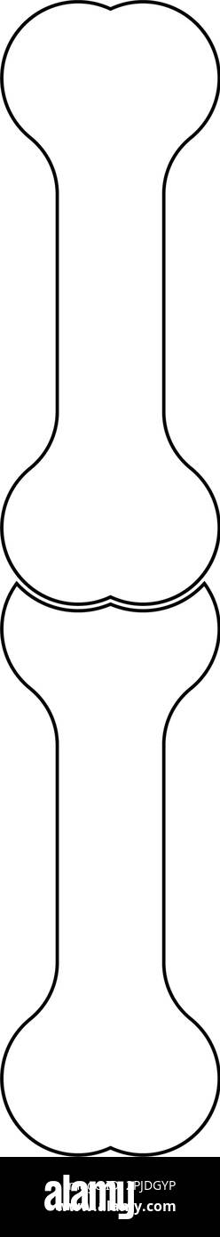 simple bone icon vector template Stock Vector Image & Art - Alamy