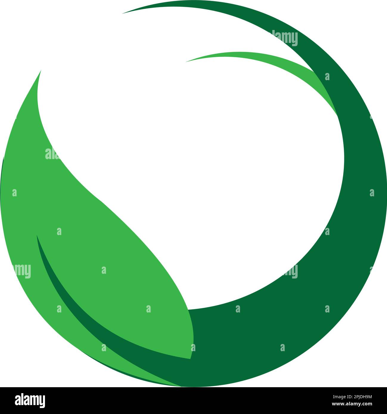 leaf logo icon vektor illustration design Stock Vector Image & Art - Alamy