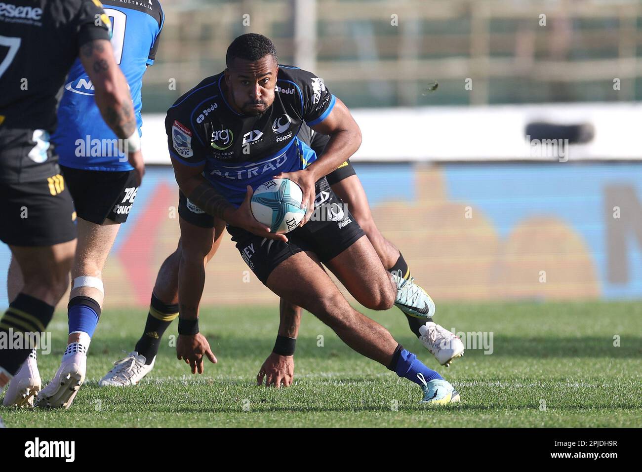 Force’s Zach Kibirige during the Super Rugby Pacific Round 6 match ...