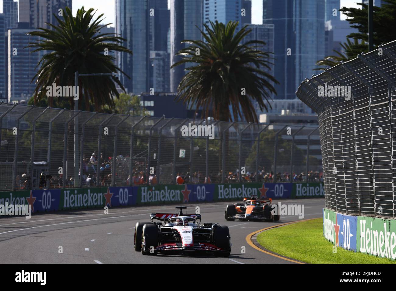 Melbourne, Australia. 02nd Apr, 2023. Kevin Magnussen (DEN) Haas VF-23 ...