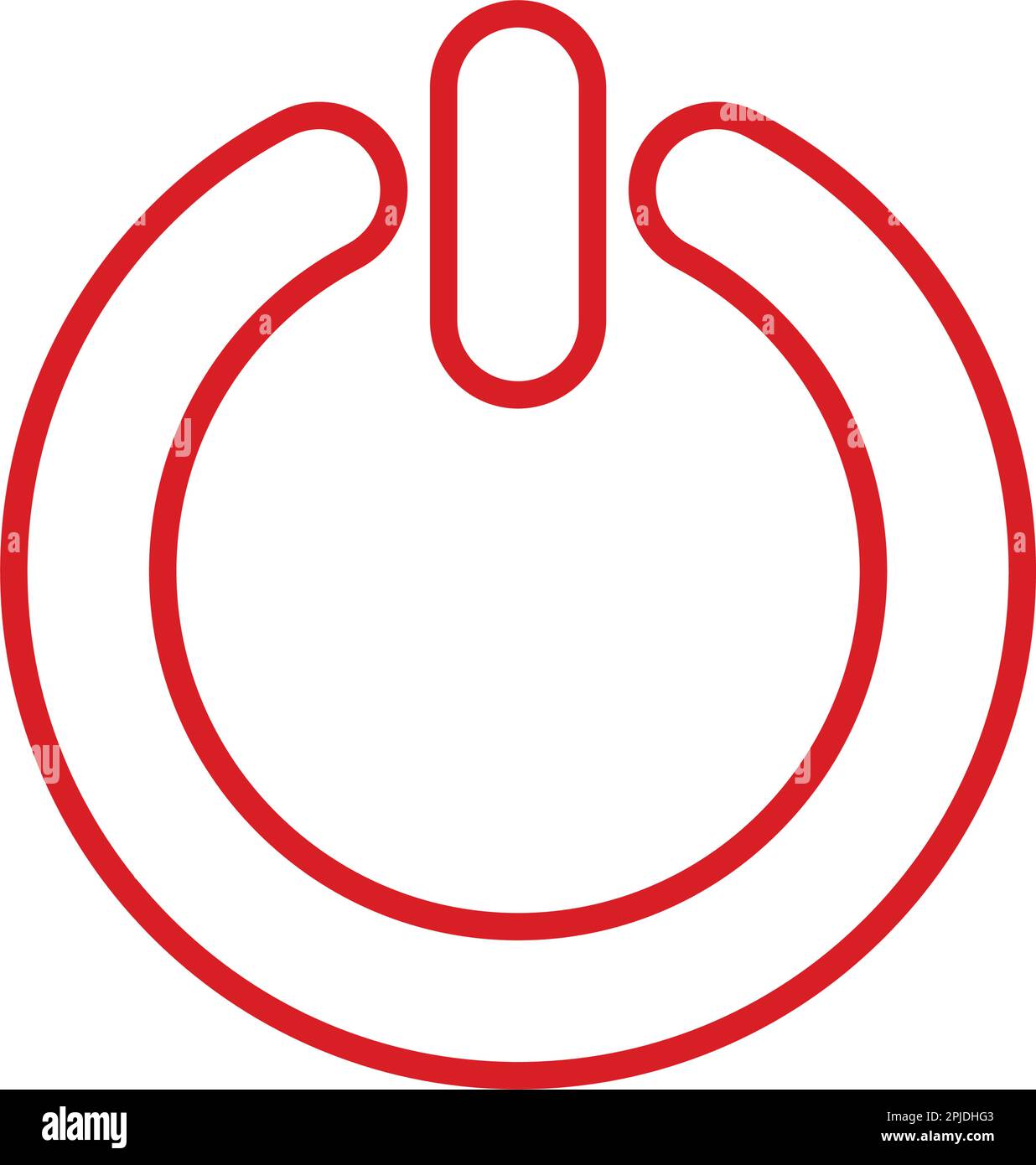 power button icon vector template Stock Vector Image & Art - Alamy