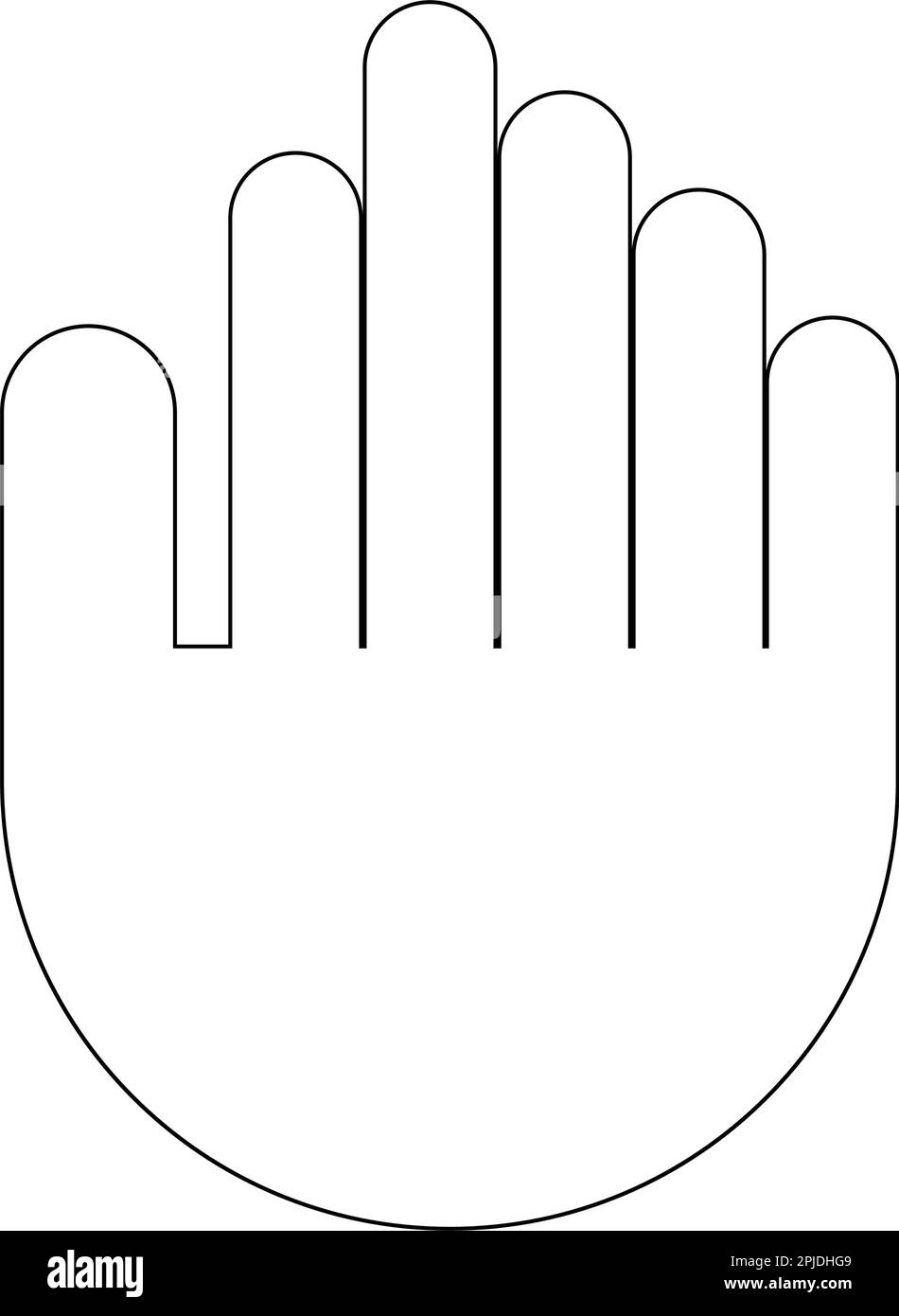 simple hand logo vector template Stock Vector Image & Art - Alamy