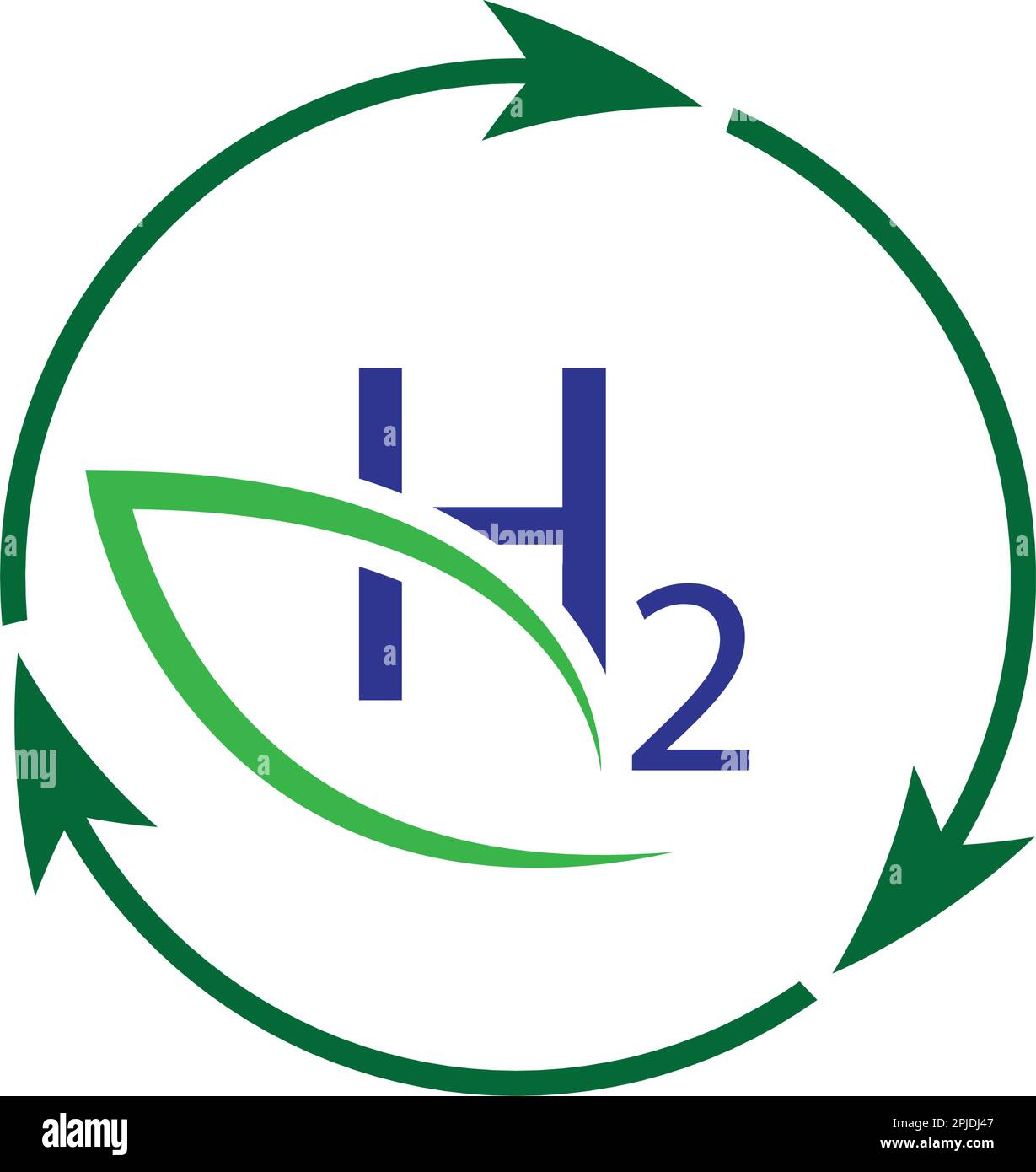 simple hydrogen logo illustration design Stock Vector Image & Art - Alamy