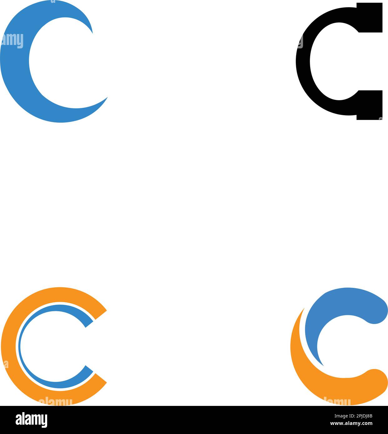 letter c logo design vektor template Stock Vector Image & Art - Alamy