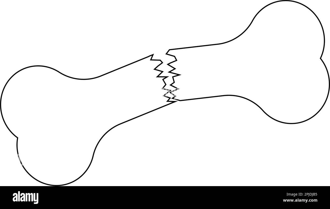 simple bone icon vector template Stock Vector Image & Art - Alamy