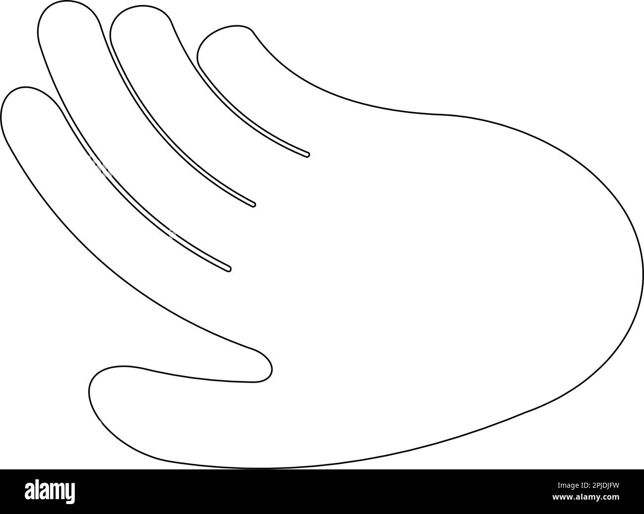 simple hand logo vector template Stock Vector Image & Art - Alamy