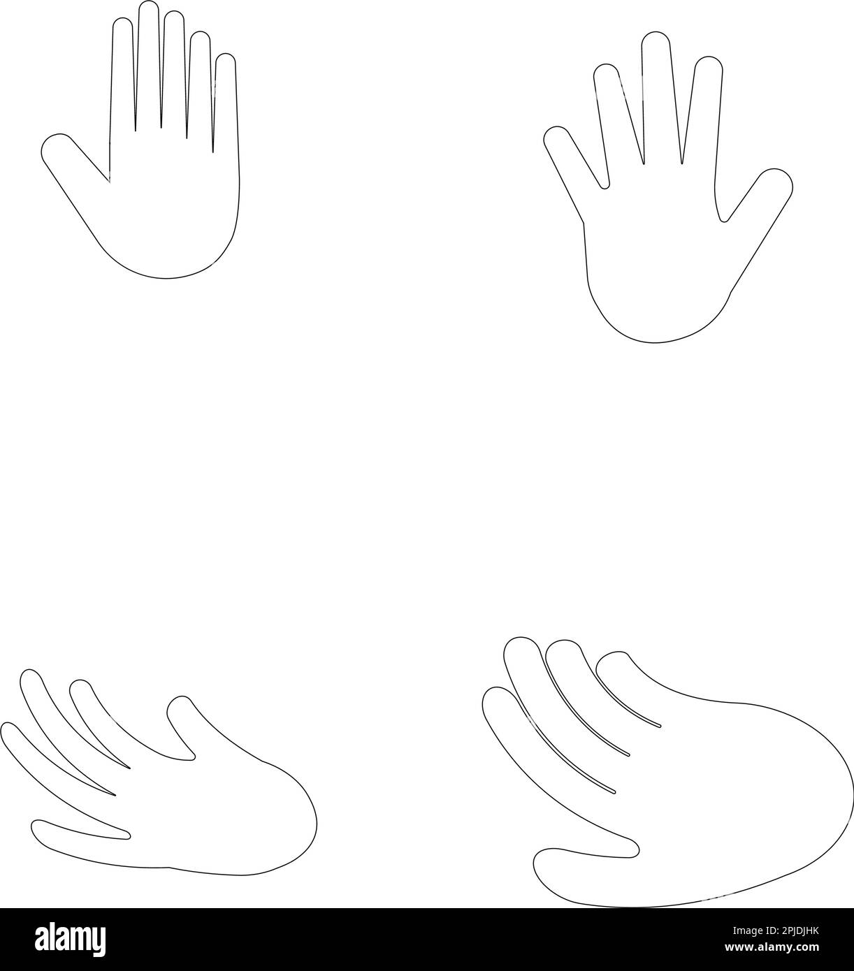 Hand Outline Template Printable