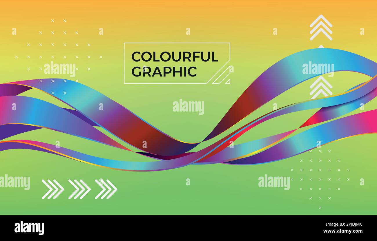 3d dynamic brush waves, colorful flow. Abstract acrylic marble graphic ...