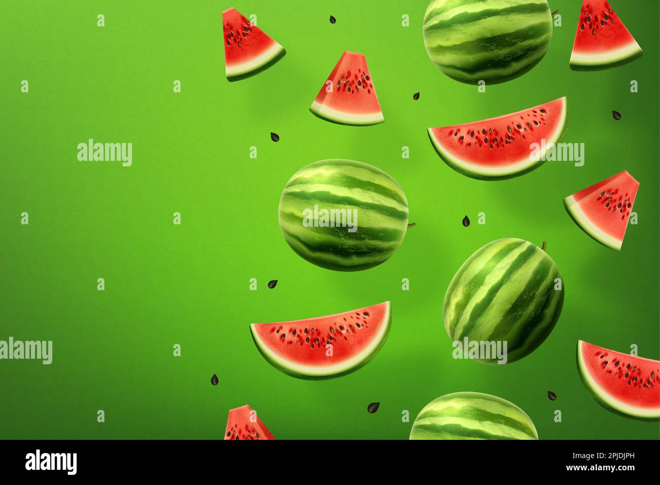 Slices yummy melon on Stock Vector Images - Alamy