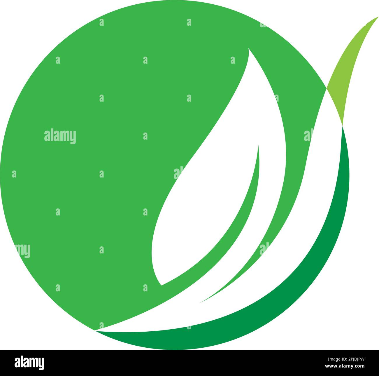 leaf logo icon vektor illustration design Stock Vector Image & Art - Alamy