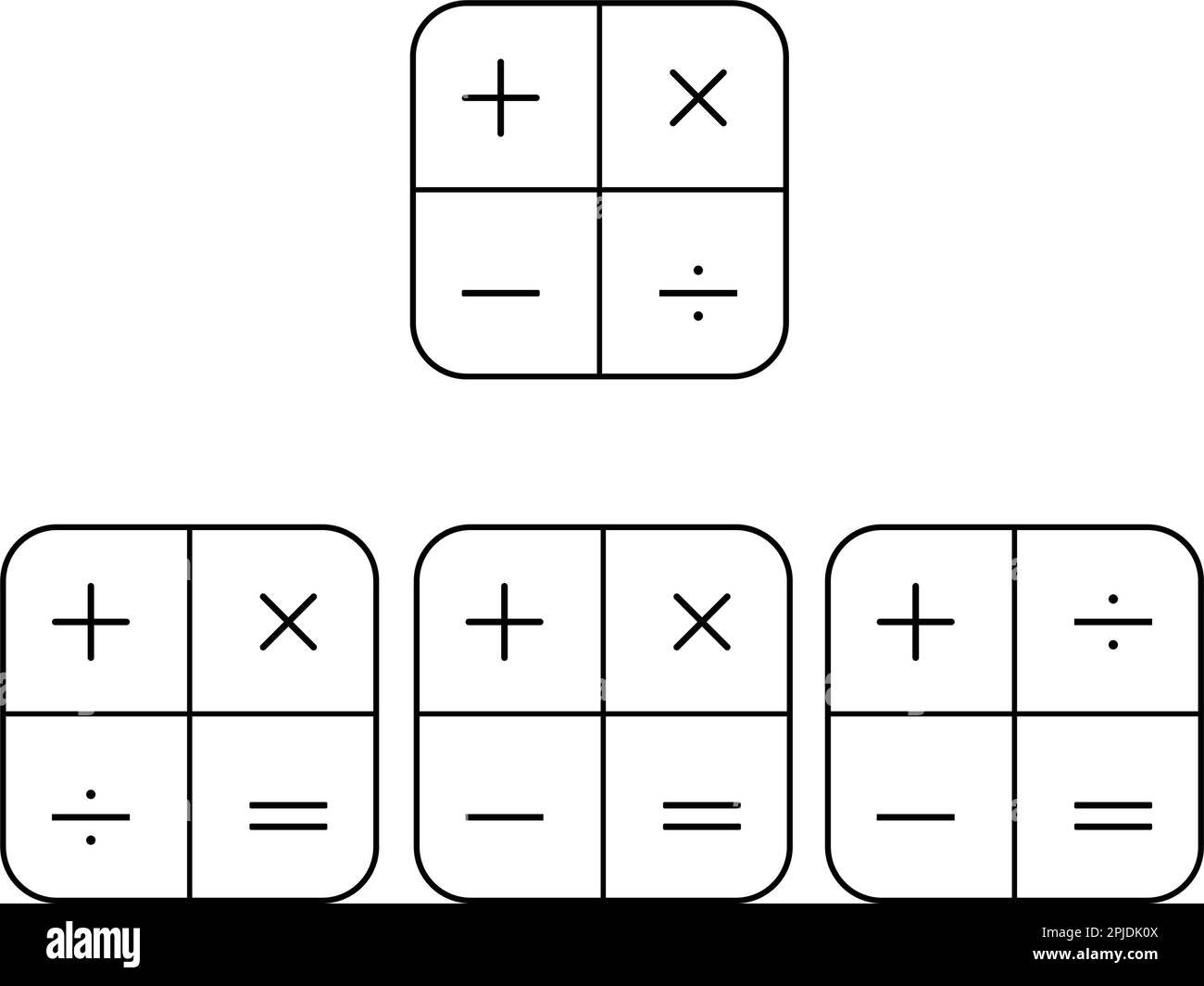 simple calculator icon illustration design Stock Vector Image & Art - Alamy