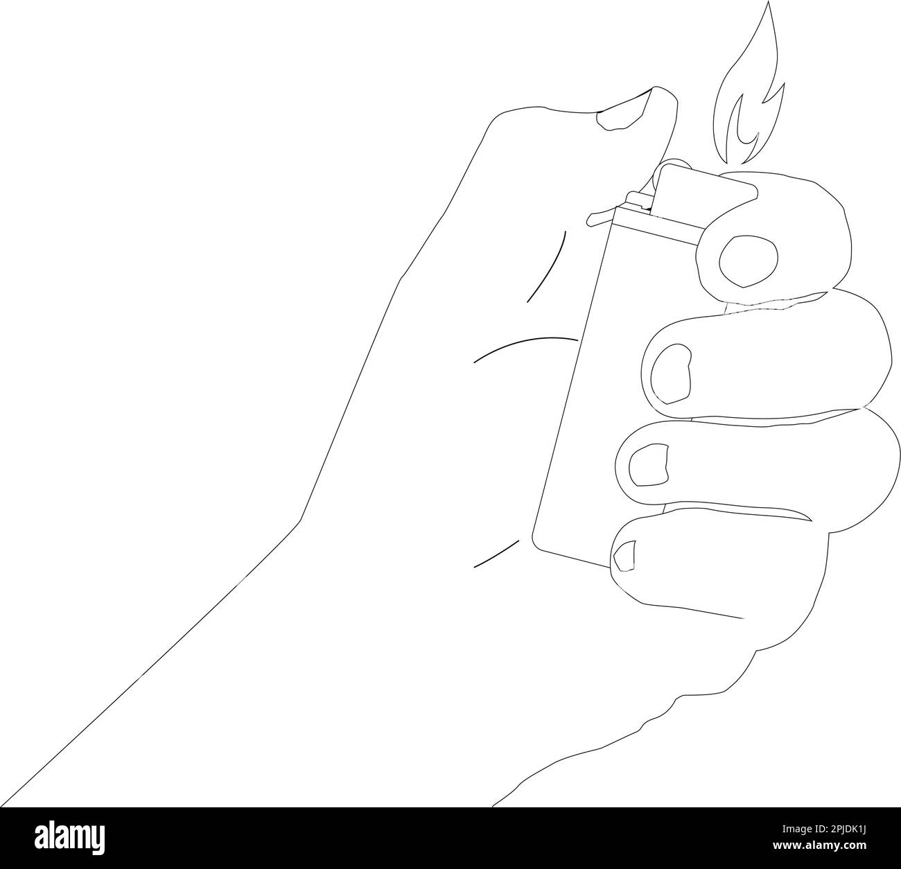 Gas Lighter Icon logo vektor temlpate Stock Vector Image & Art - Alamy