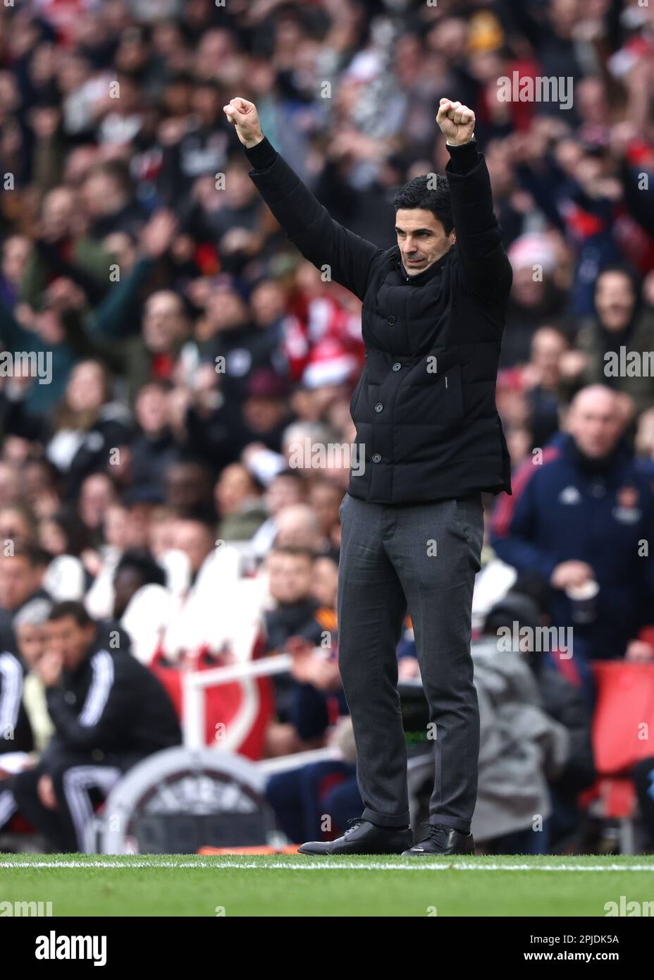London, UK. 01st Apr, 2023. Mikel Arteta (Arsenal head coach ...