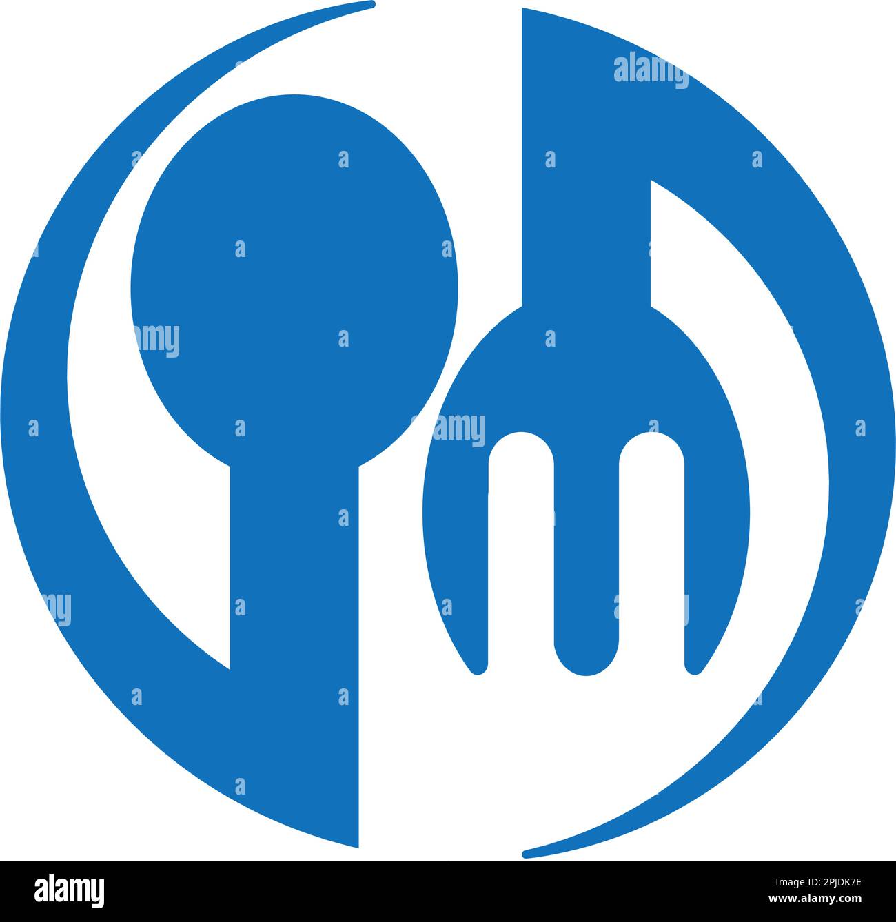 spoon and fork logo icon vektor template Stock Vector Image & Art - Alamy