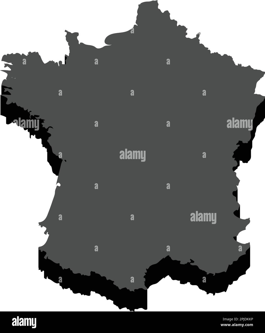 France map vector french Black and White Stock Photos & Images - Alamy