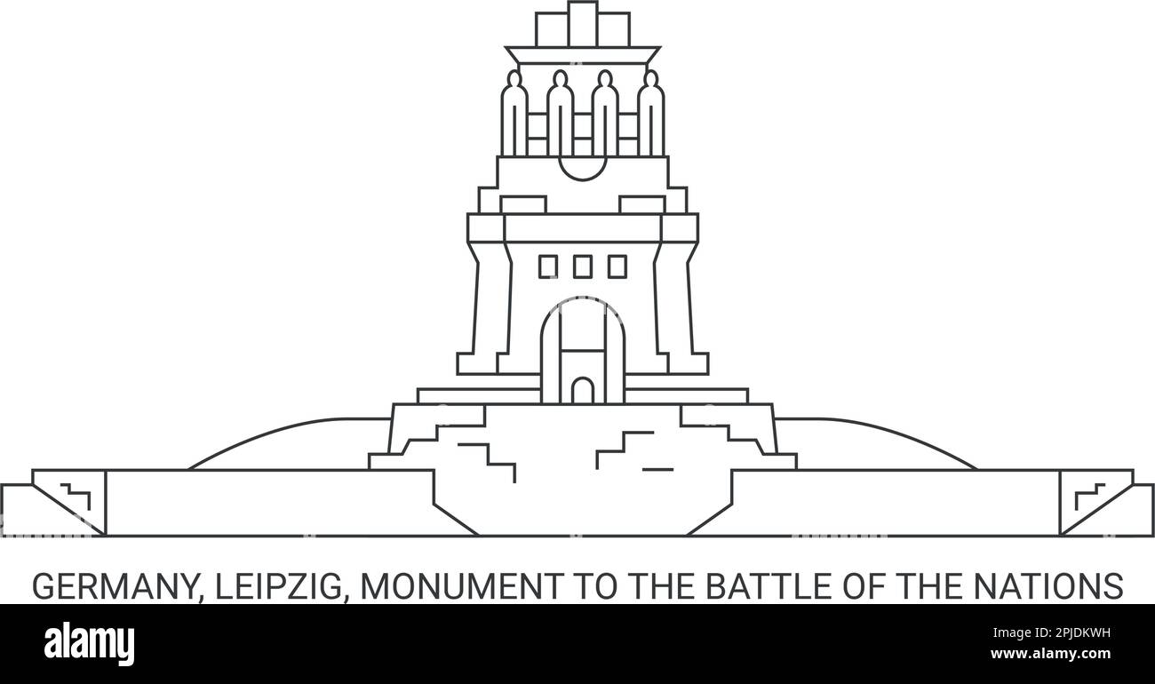 Germany, Leipzig, Monument To The Battle Of The Nations travel landmark ...