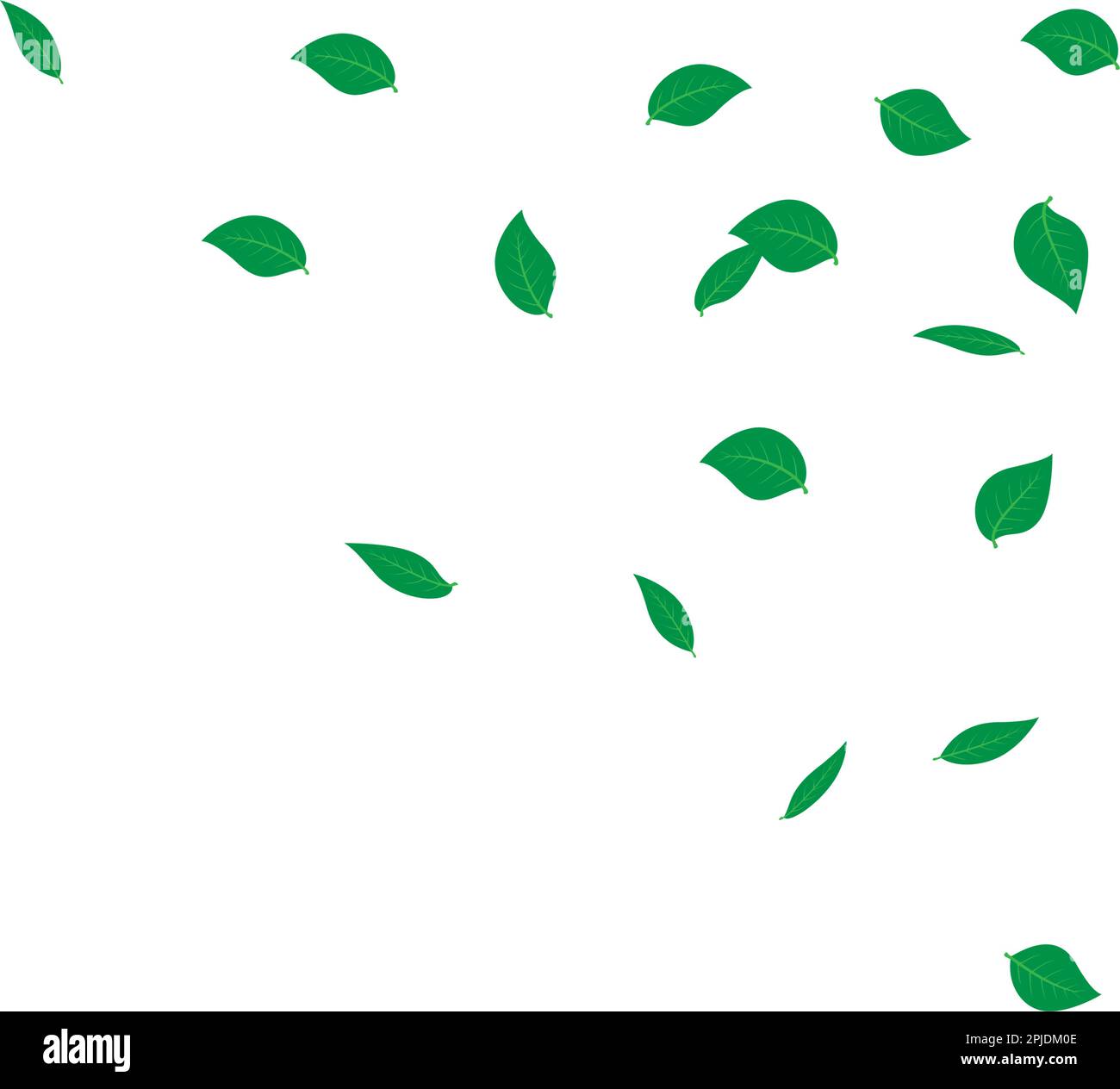 Scattered leaf pattern Stock Vector Images - Alamy