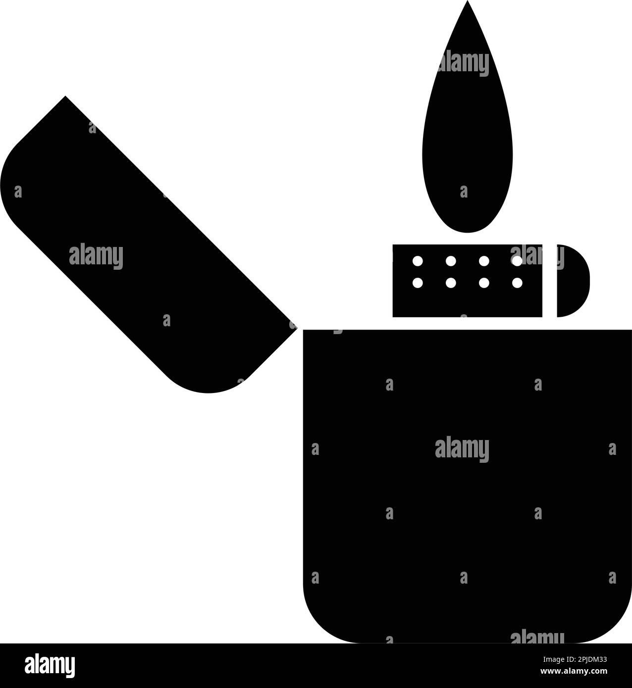 Gas Lighter Icon logo vektor temlpate Stock Vector Image & Art - Alamy