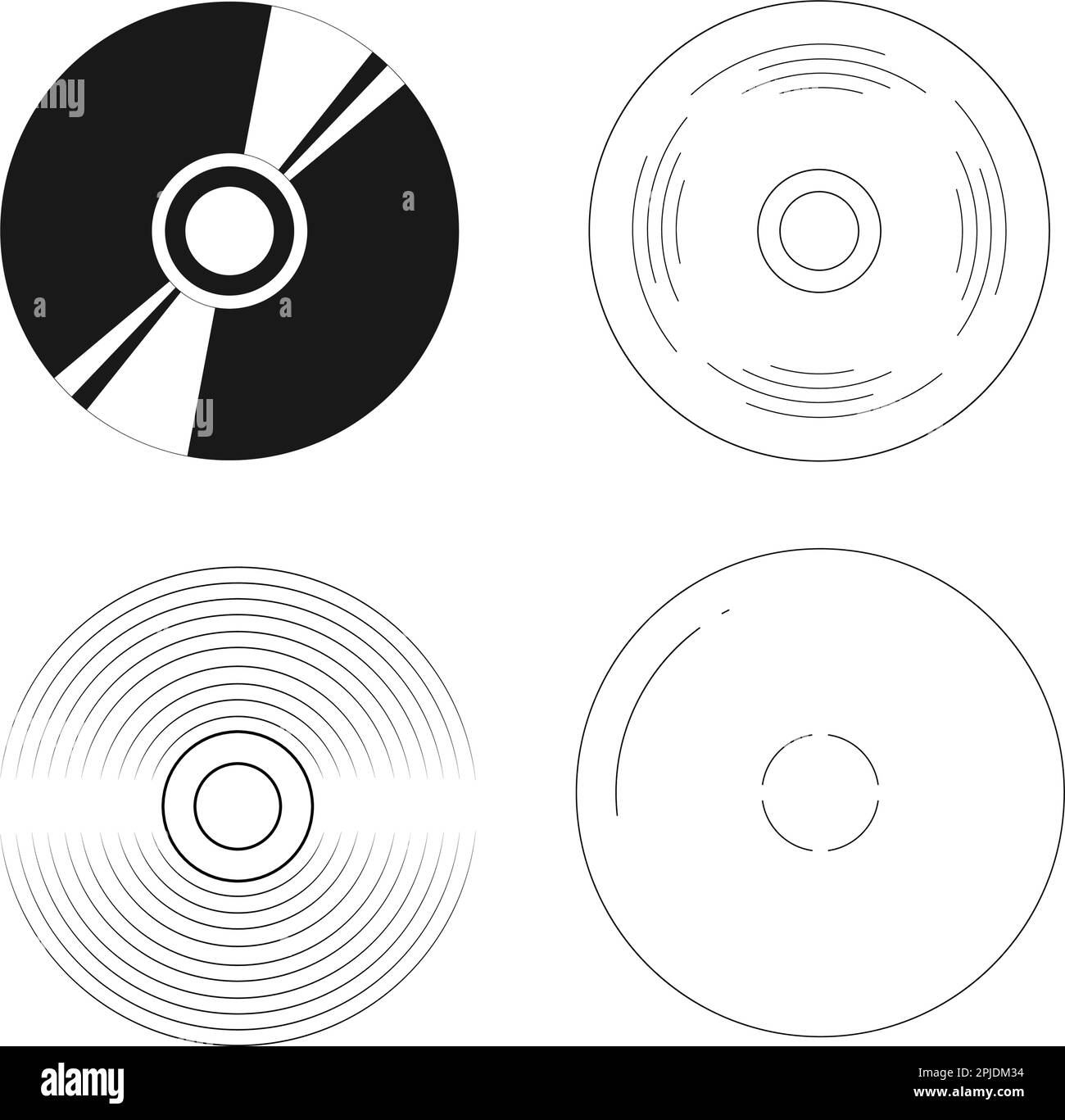 Cd dvd label design template hi-res stock photography and images - Alamy