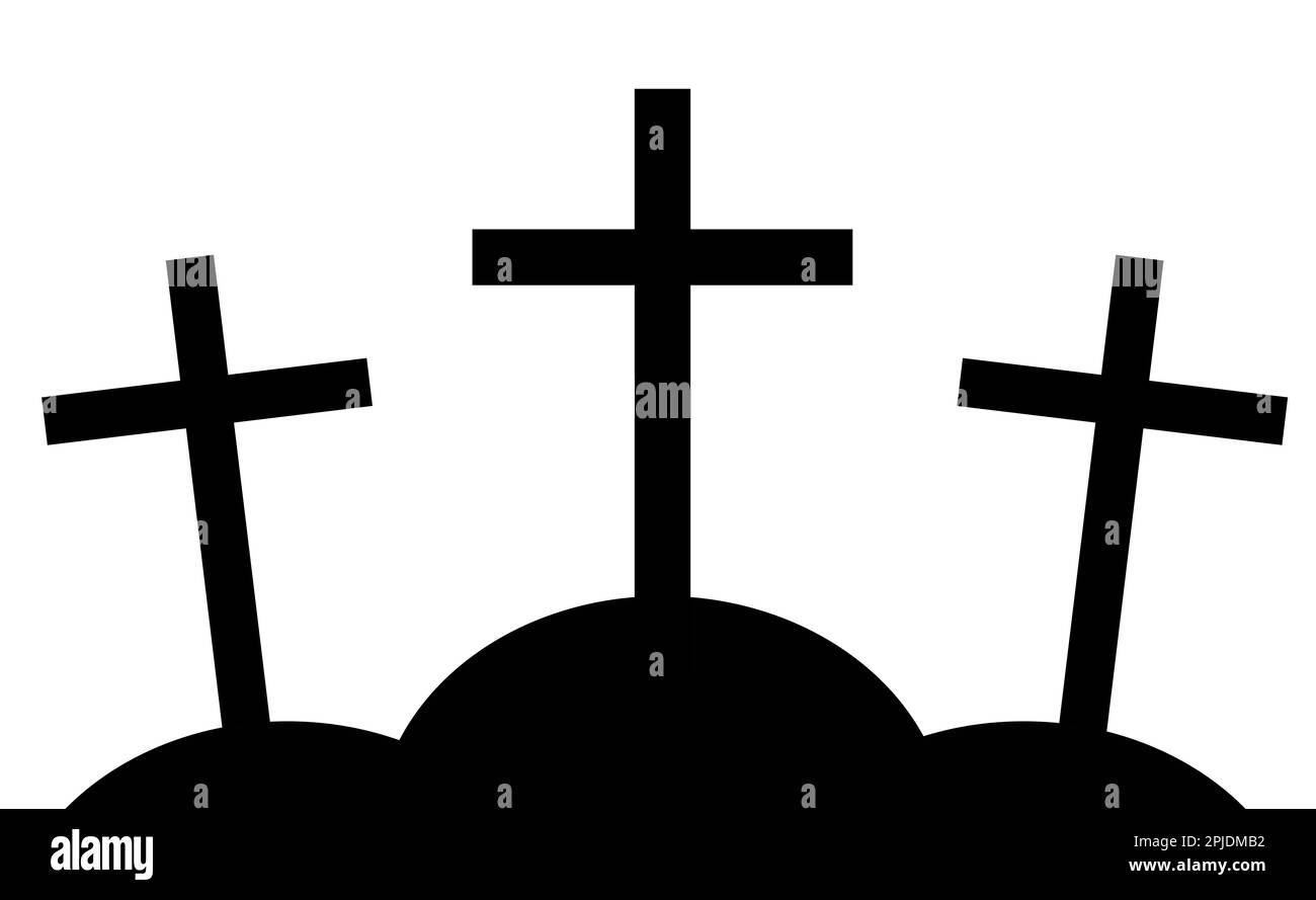 Three crosses Black and White Stock Photos & Images - Alamy