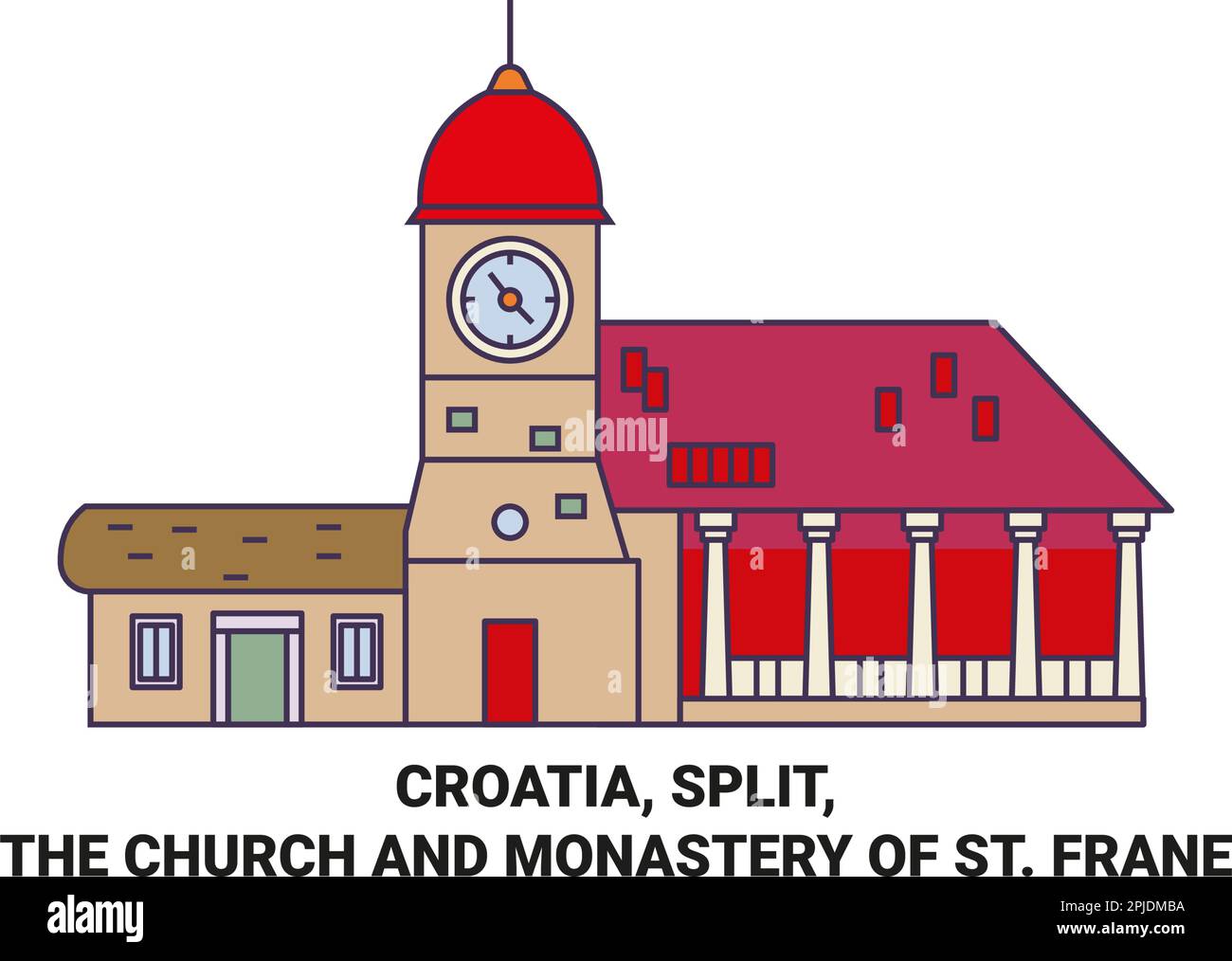 Croatia, Split, The Church And Monastery Of St. Frane travel landmark ...