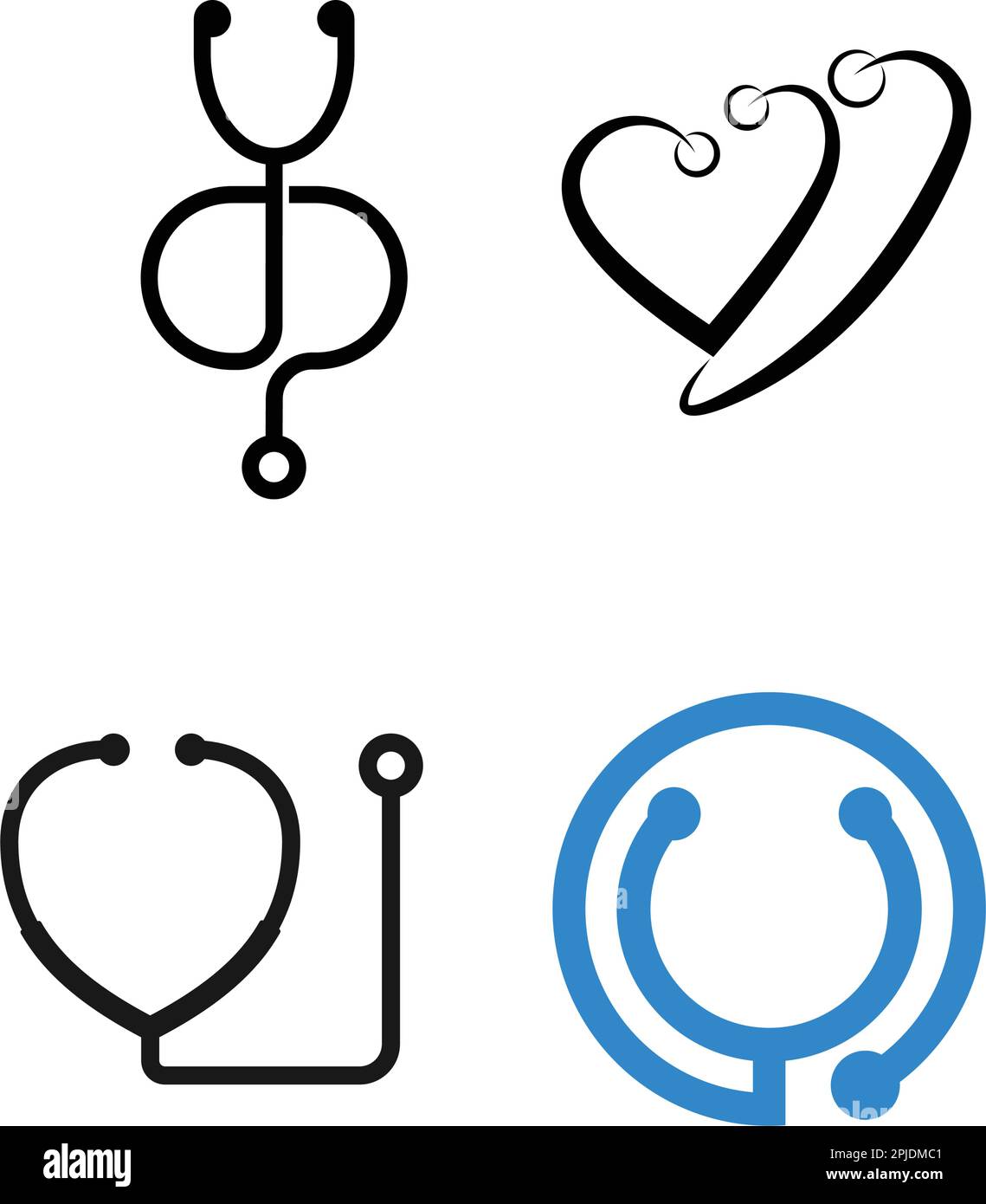 stethoscope logo. medical icon. health symbol Stock Vector Image & Art ...